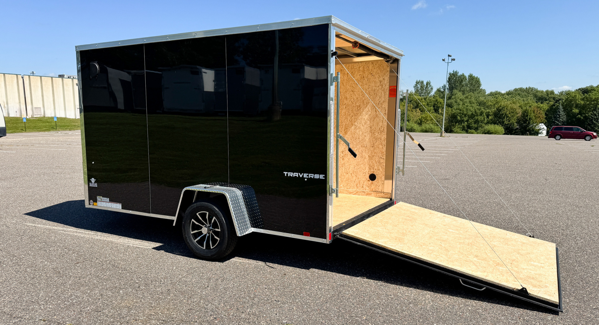 New Formula 7x12 Traverse Enclosed Trailer - Rear Ramp! for sale in ...