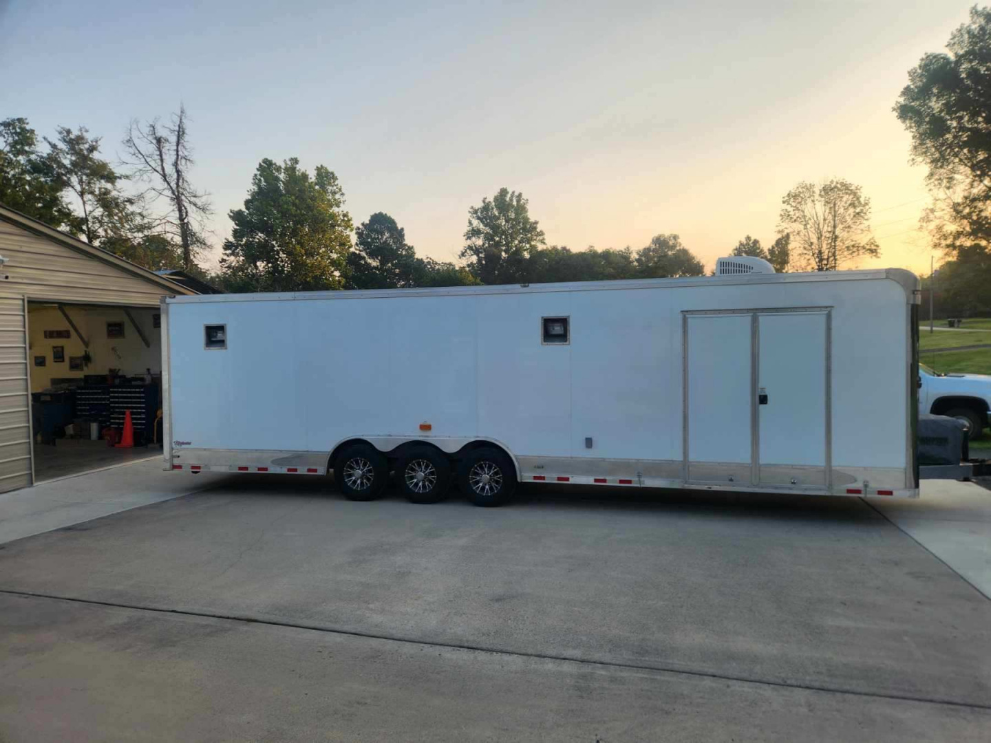Used 2014 Continental Cargo 8.5' x 32' Car / Racing Trailer