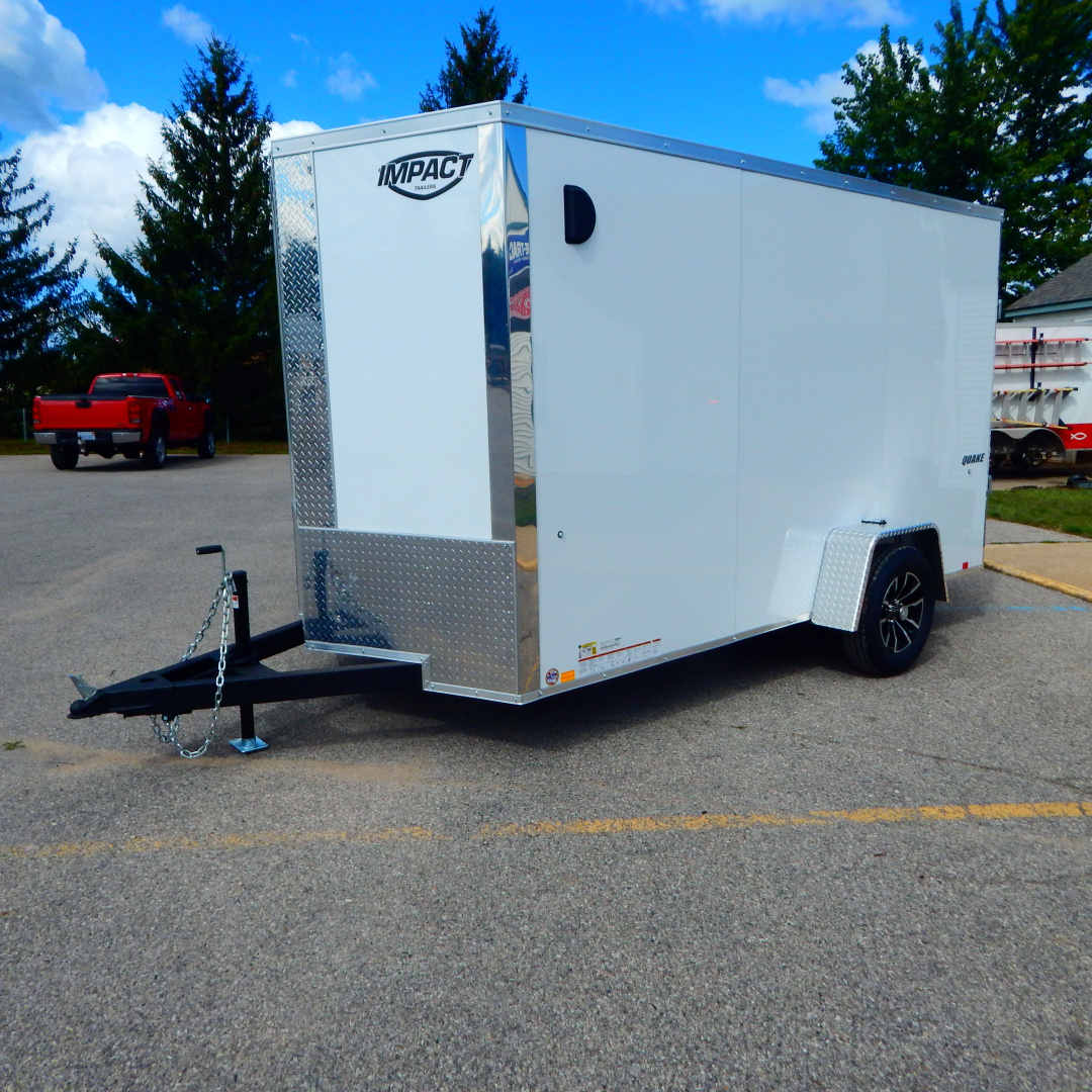New 2026 Impact Trailers 6x12 3k Quake Cargo / Enclosed Trailer for ...