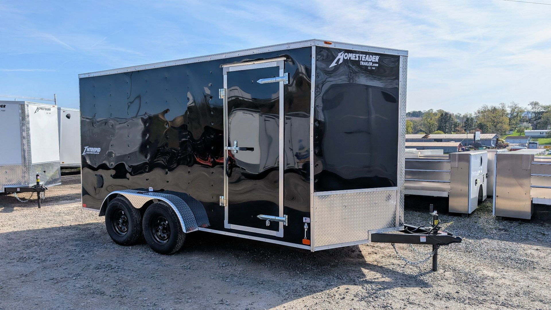 New 2026 Homesteader 7x14 Intrepid V-Nose Cargo Trailer w/ Ramp Door ...