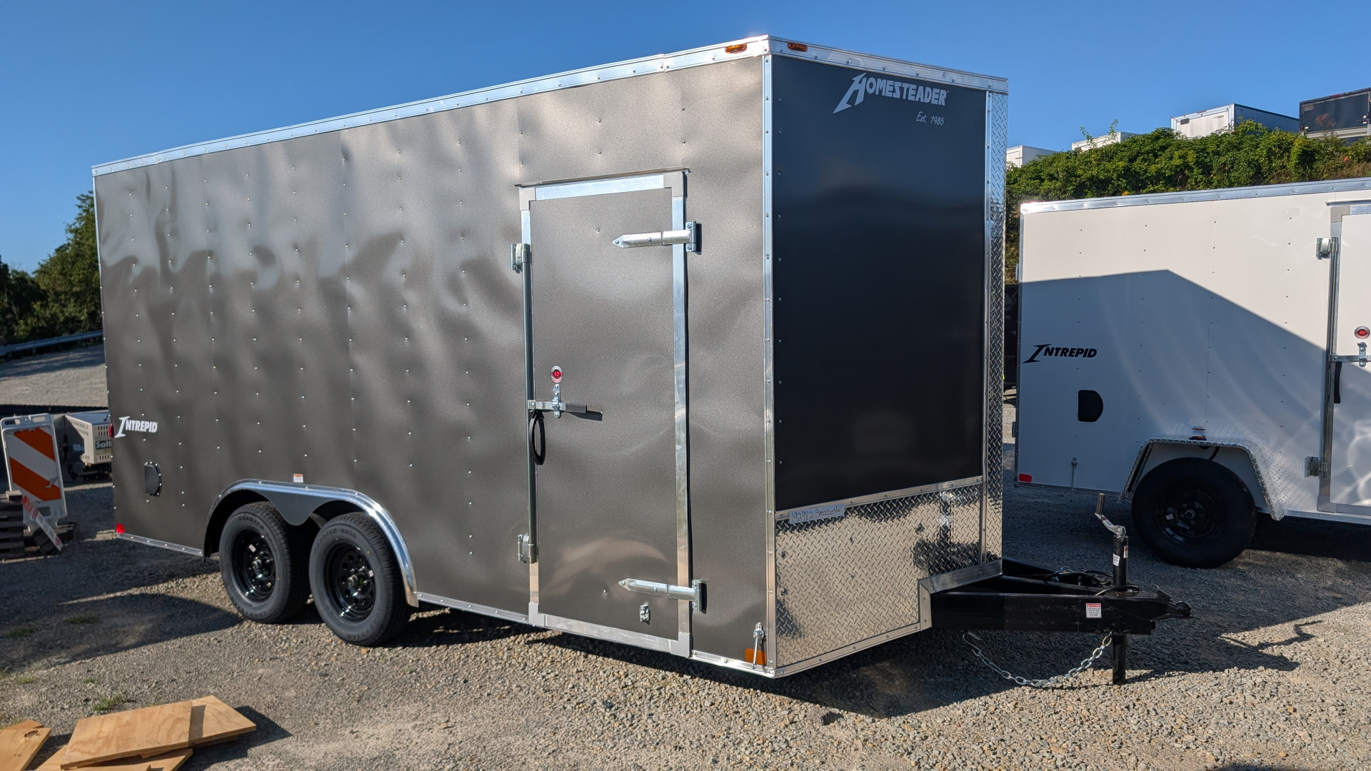 New 2026 Homesteader 8.5x16 Intrepid V-Nose Cargo Trailer w/ Ramp