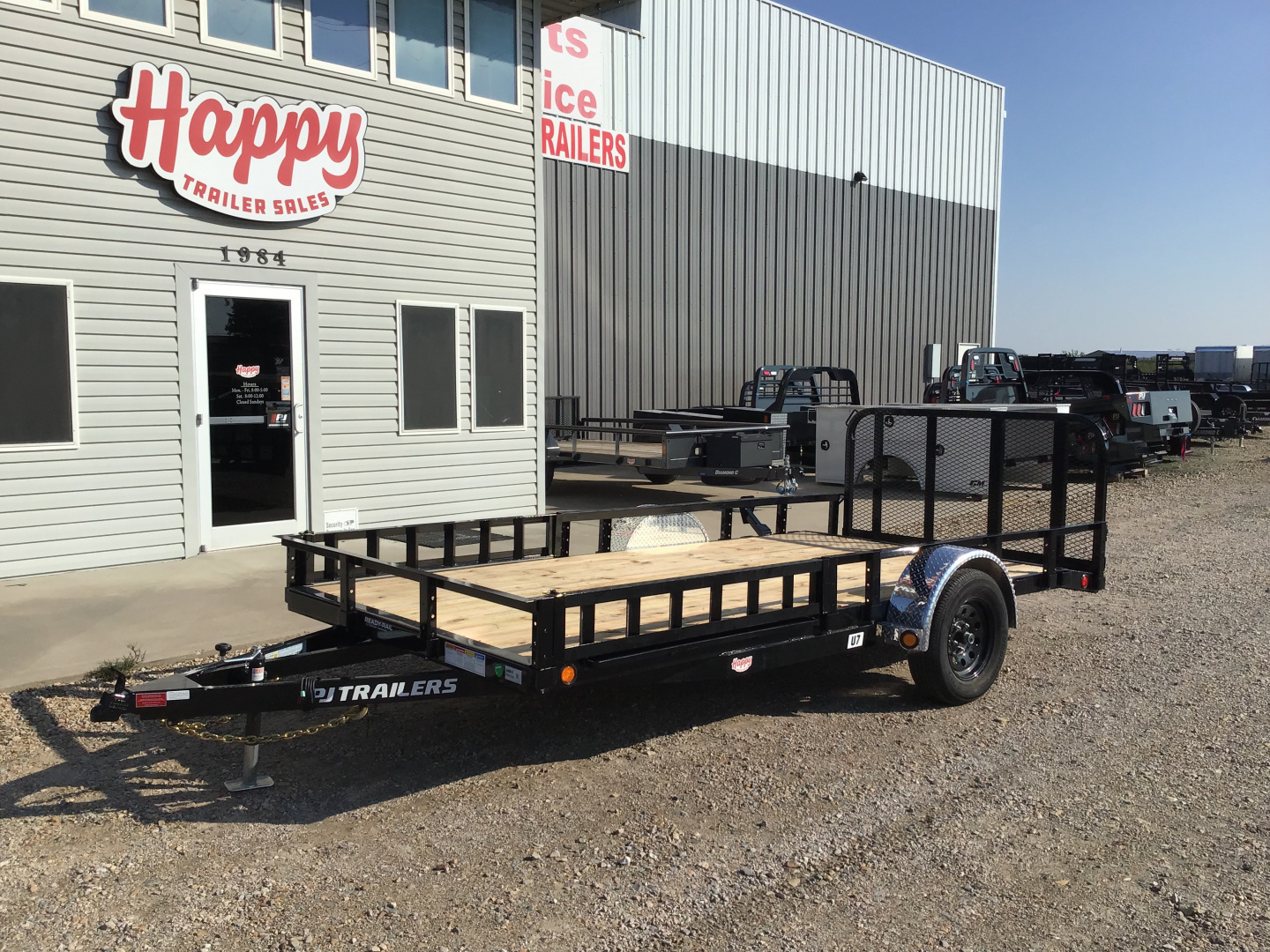 New 2026 PJ 77"x14' Single Axle Utility Trailer - U7 for sale in ...