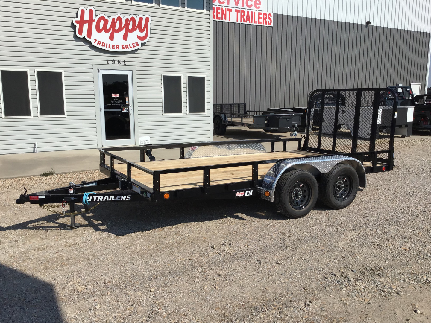 New 2026 PJ 83"x14' Tandem Axle Utility Trailer - UL