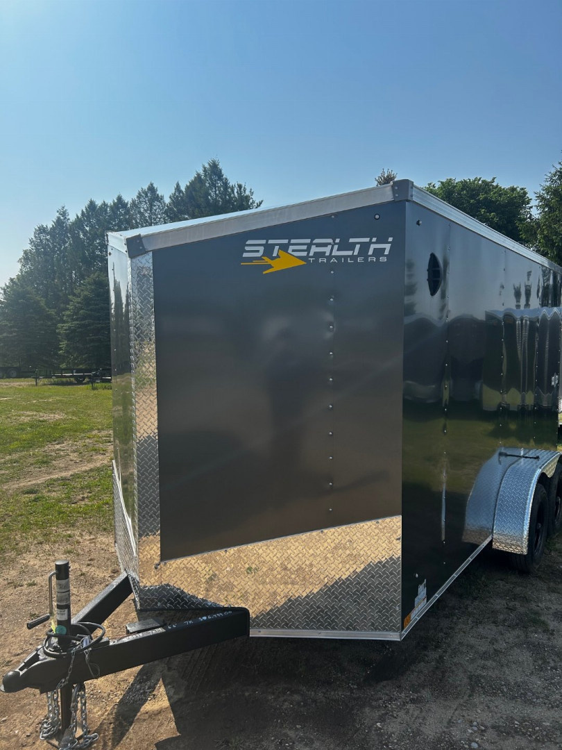 New 2025 Stealth Trailers 7x14 7k Cargo / Enclosed Trailer 7FT for sale in Grawn, MI