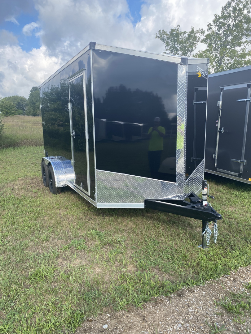 New 2025 Stealth Trailers 7x14 7k Cargo / Enclosed Trailer 7FT / RAMP ...