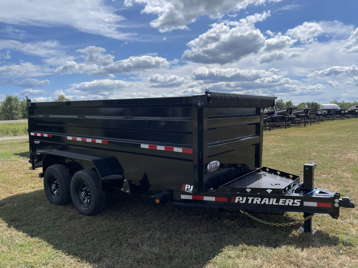 New 2026 PJ Trailers 83X14 LOW PRO HIGH SIDE (DM) Dump Trailer