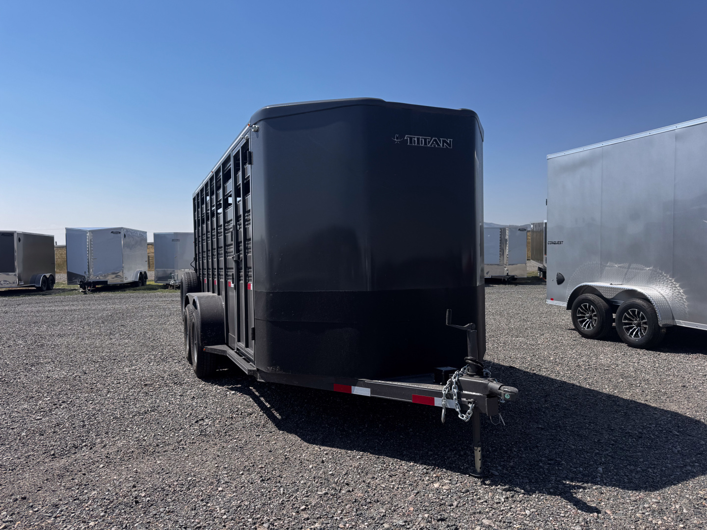 New 2025 Titan Trailer 16' Standard Stock Stock / Stock Combo Trailer ...