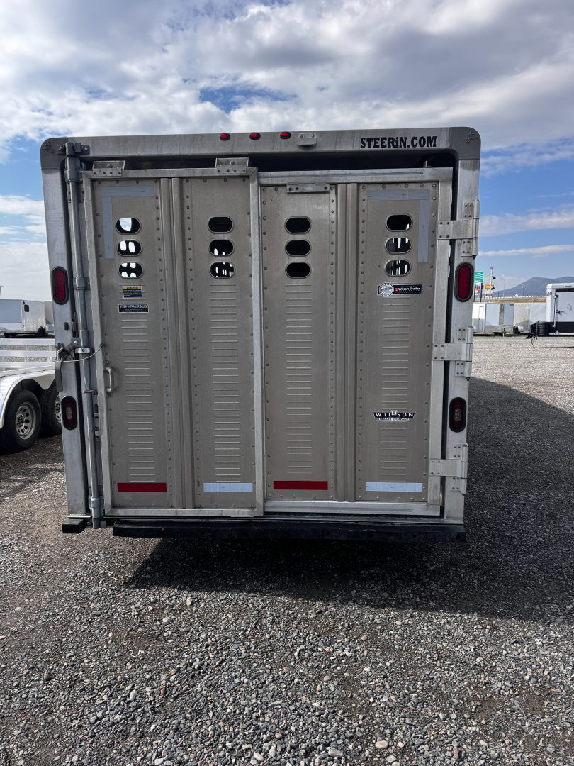 Used 2019 Wilson Trailer Company 30' Stock / Stock Combo Trailer for ...