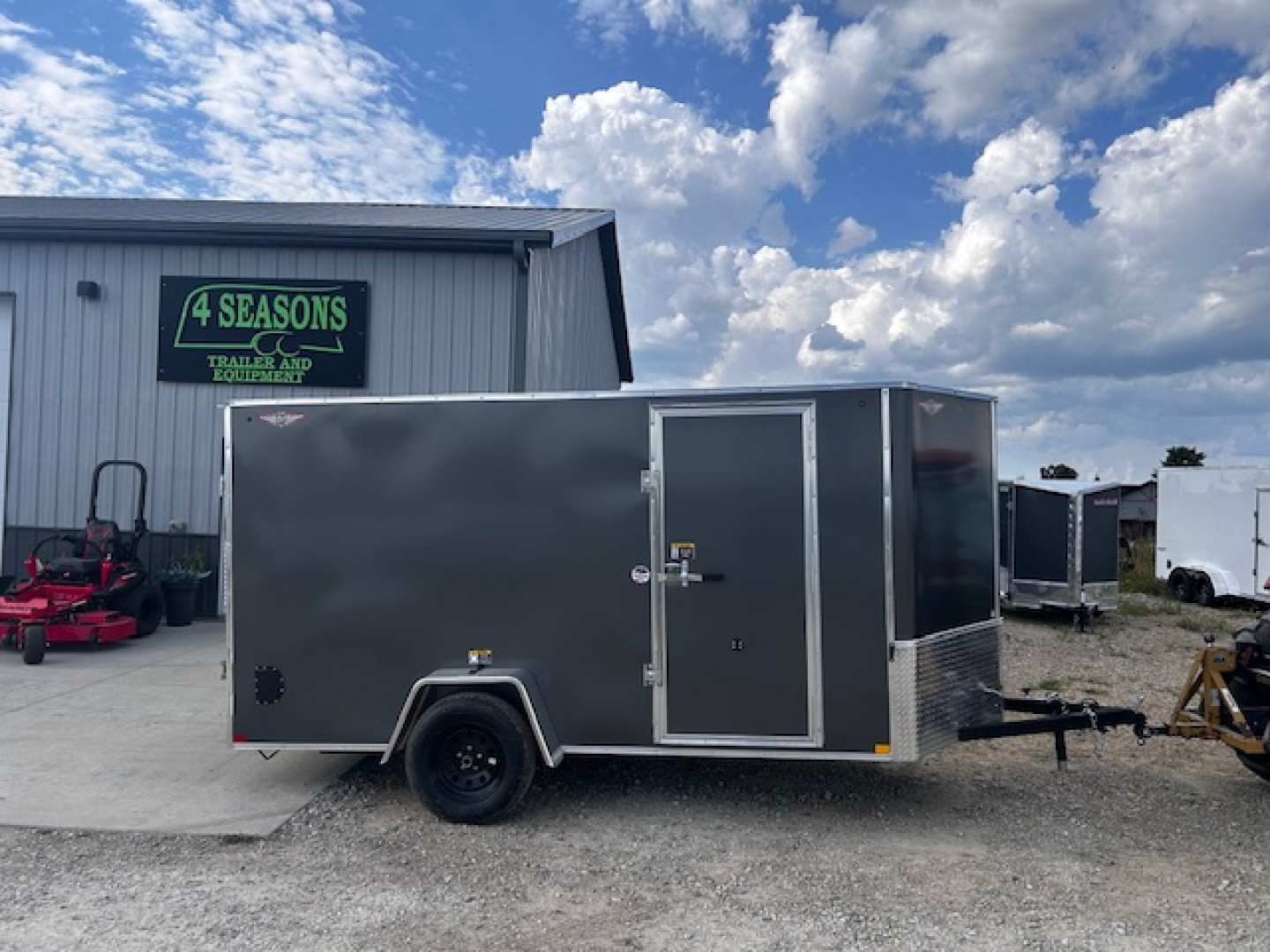 New 2025 H&H Trailers 6X12 6' INTERIOR RAMP DOOR Cargo / Enclosed ...
