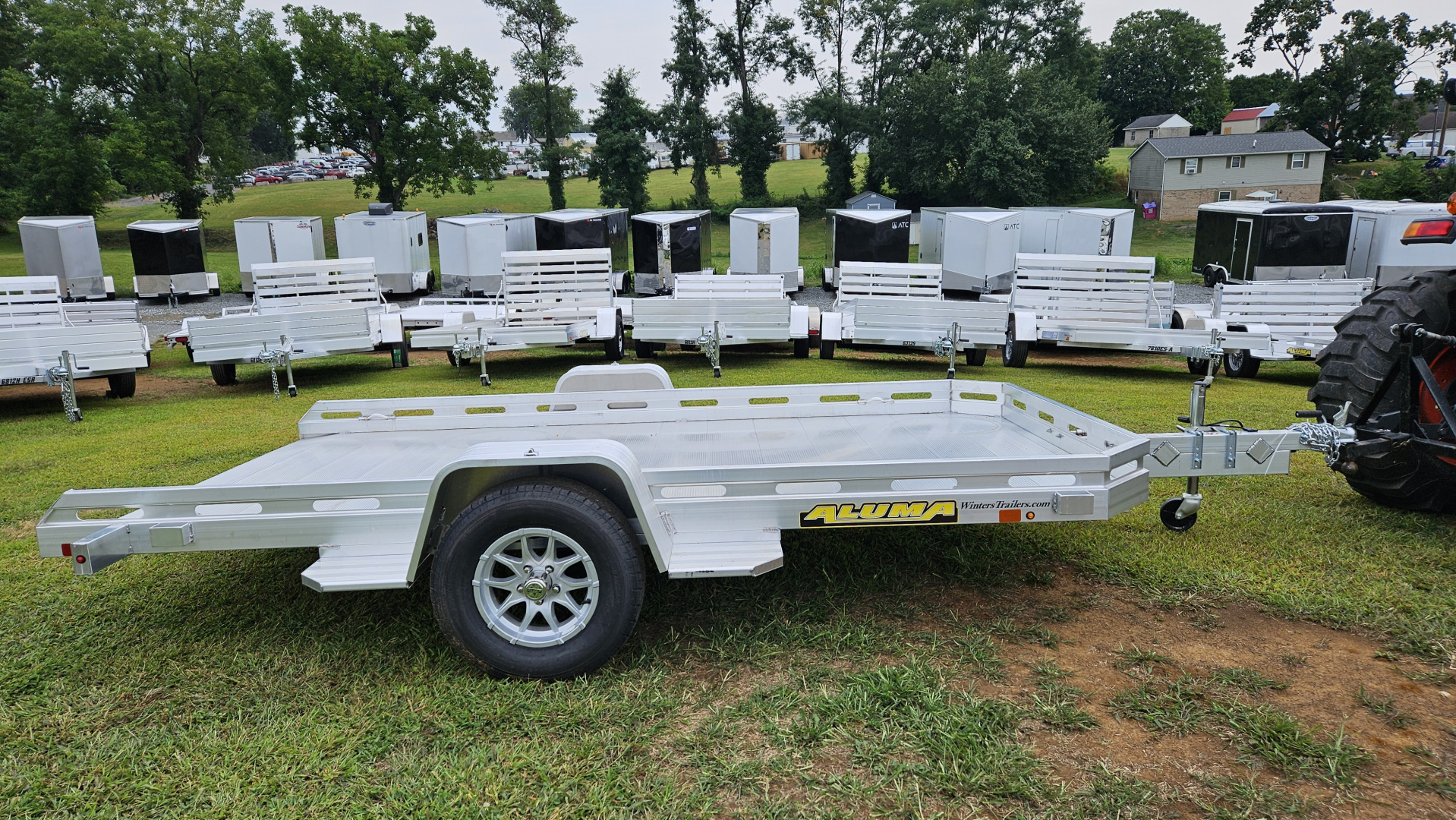 New 2026 Aluma 7712H-TILT-S Utility Trailer