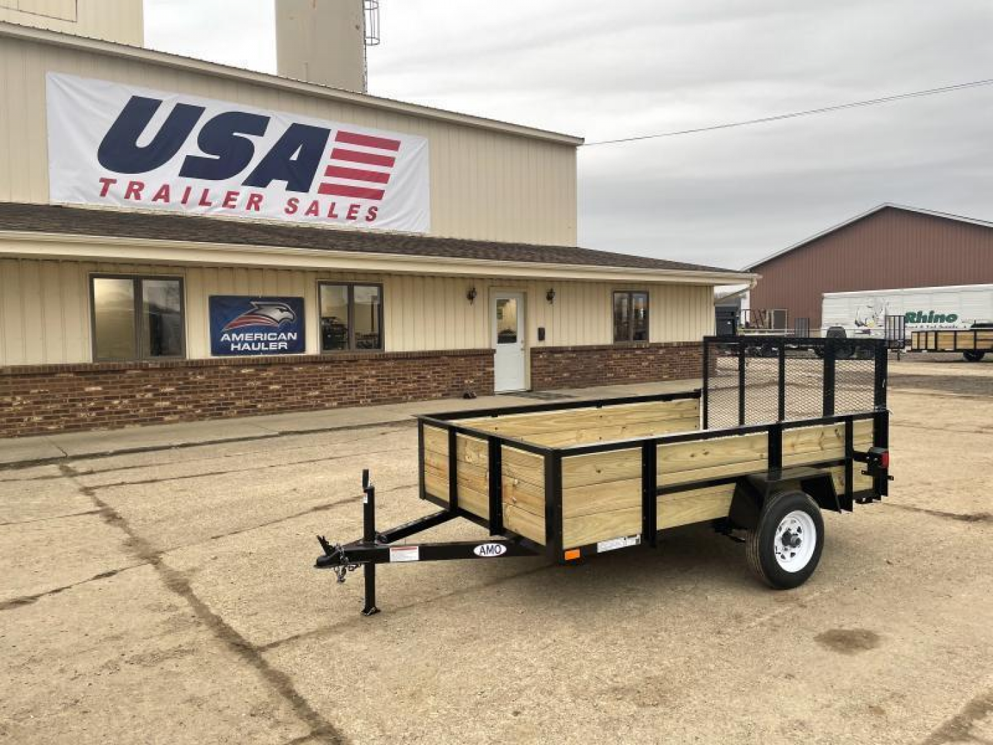 New 2026 AMO 4x8 Light Duty Woodside 2k Landscape Trailer for sale in ...