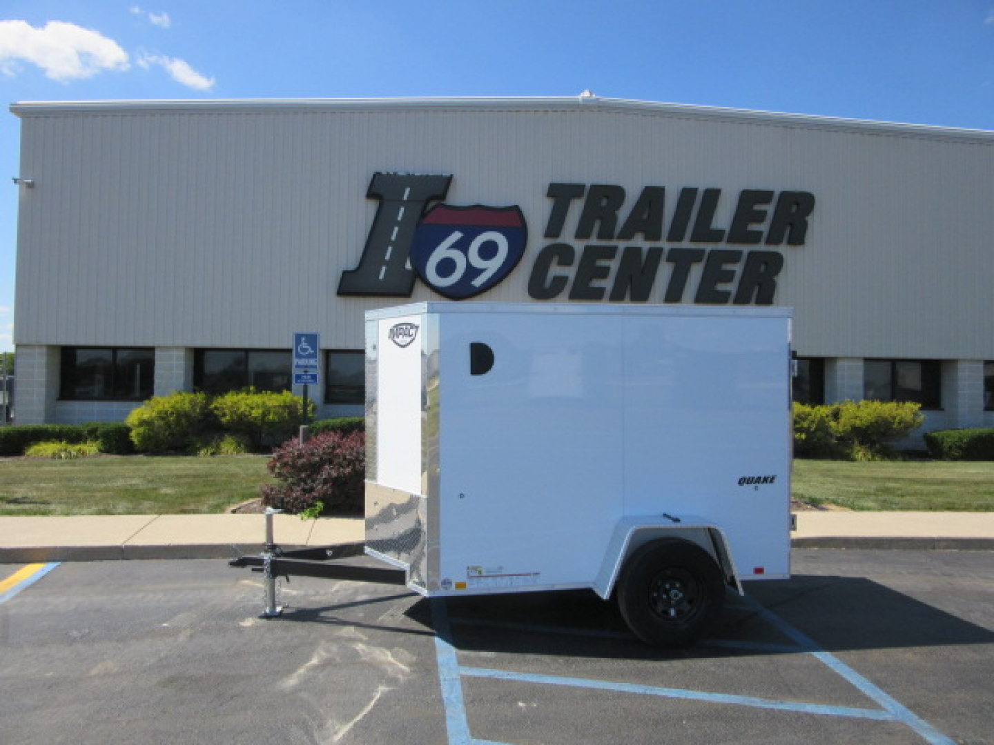 New 2026 Impact Trailers 5 x 8 Quack FI-TV6008-030 Cargo / Enclosed ...