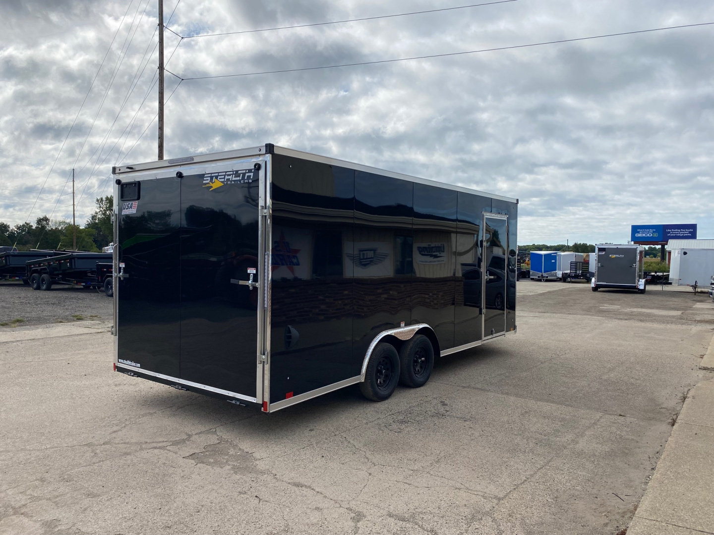 New 2026 Stealth Trailers 8 5x20 Titan 7k W 7ft Int Height Cargo