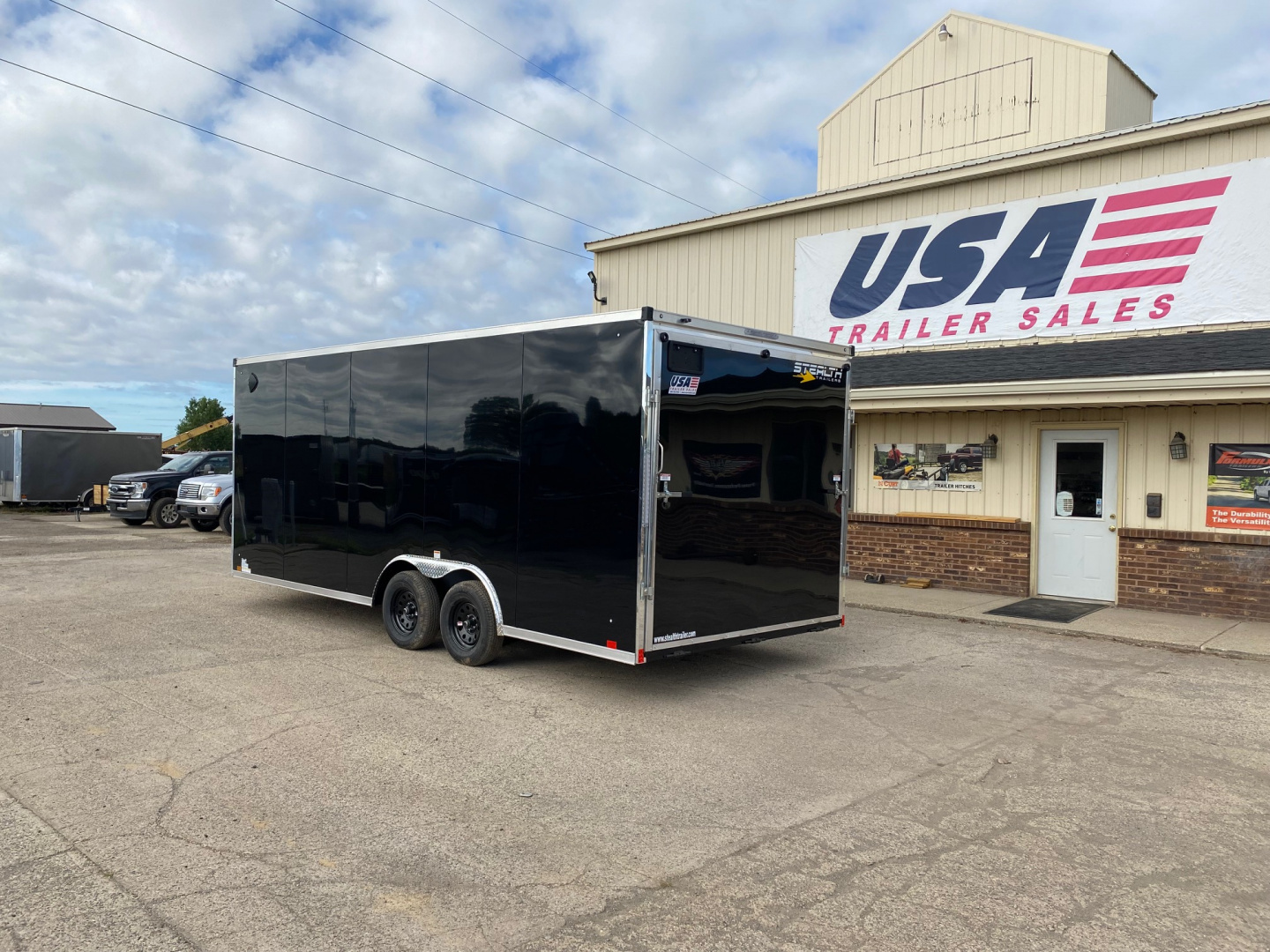 New 2026 Stealth Trailers 8.5x20 Titan 10k w/7ft Int Height Cargo / Enclosed Trailer w/rear door ...