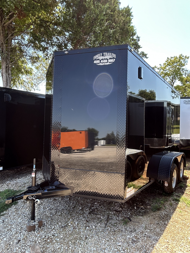 New 2025 Family Trailer 7x12 Tandem Axles Cargo / Enclosed Trailer ...