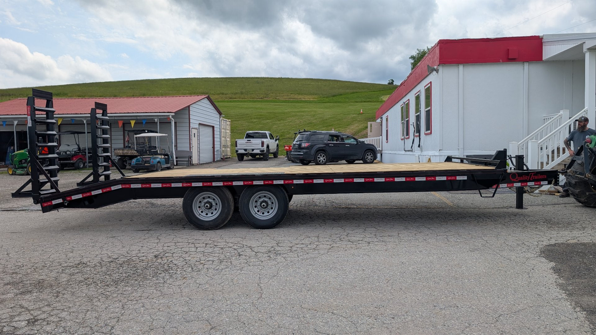 New 2026 Quality 19+4 Pro Deckover Tagalong w/ Pop Up Dove Tail for ...