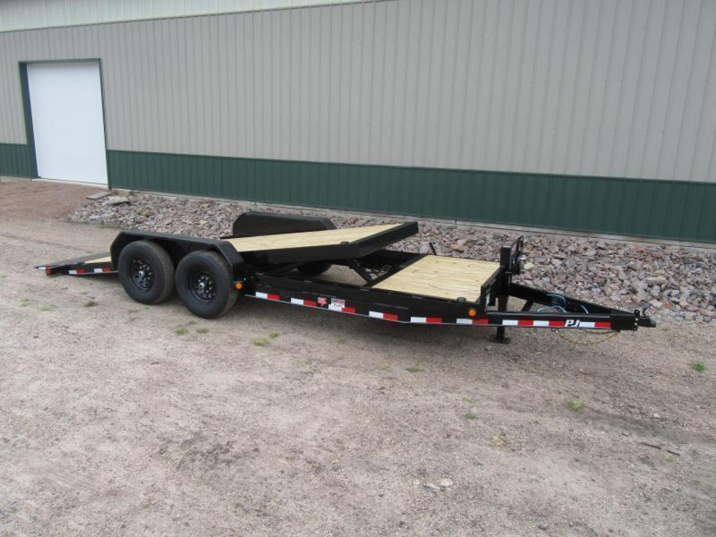 New 2026 20' 14k PJ Channel Equipment Tilt Trailer for sale in Renville, MN