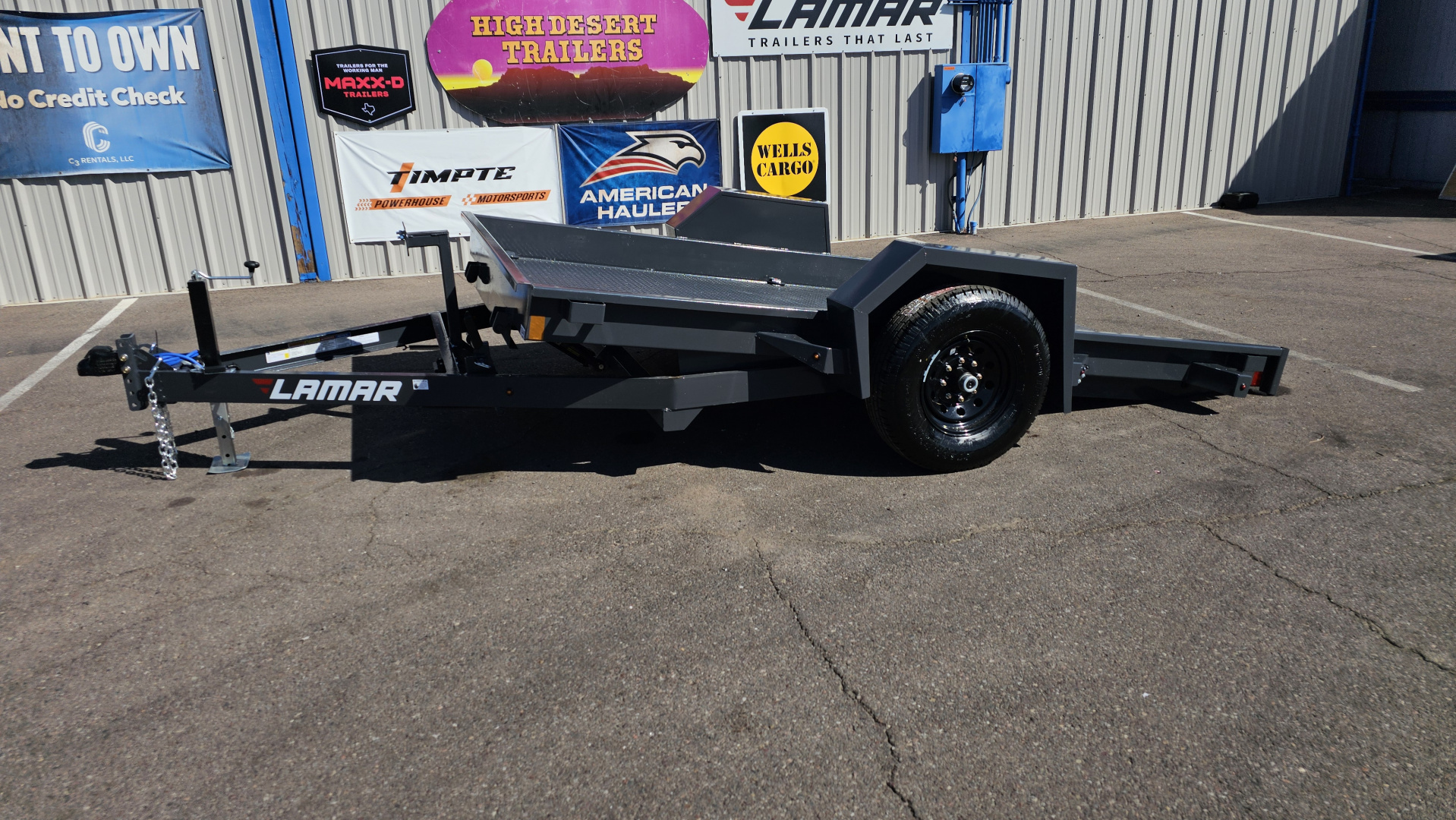 New 2026 Lamar Trailers SH 79x12 Scissor Lift Tilt Trailer