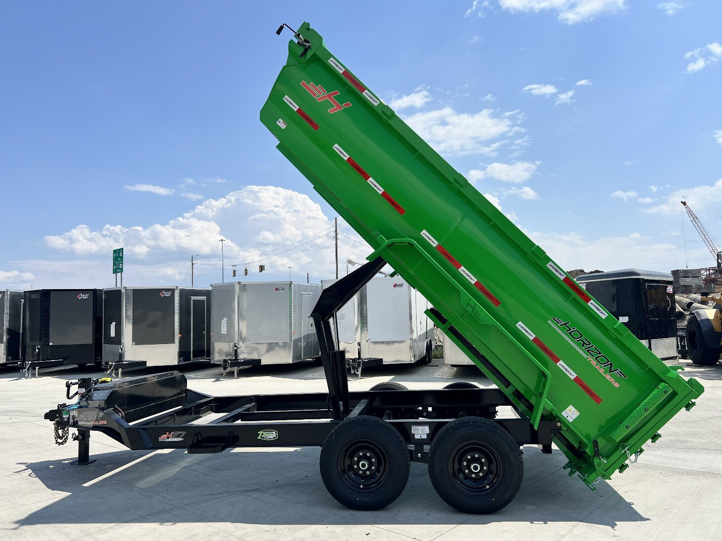 New 2026 Horizon Trailers HZ7 36 in side 14k Dump Trailer for sale in ...