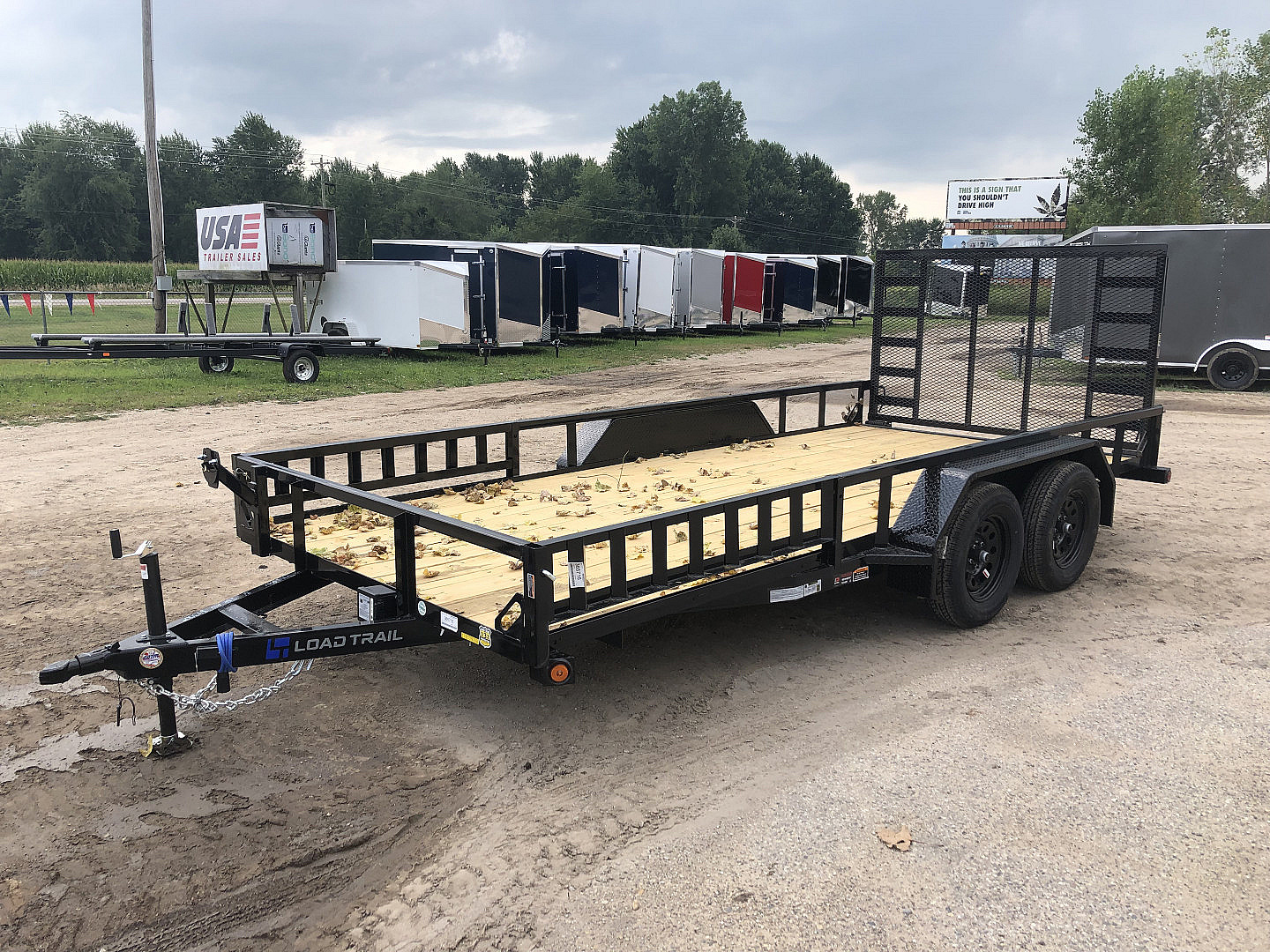 New 2026 Load Trail 16' ATV SIDE Landscape Trailer
