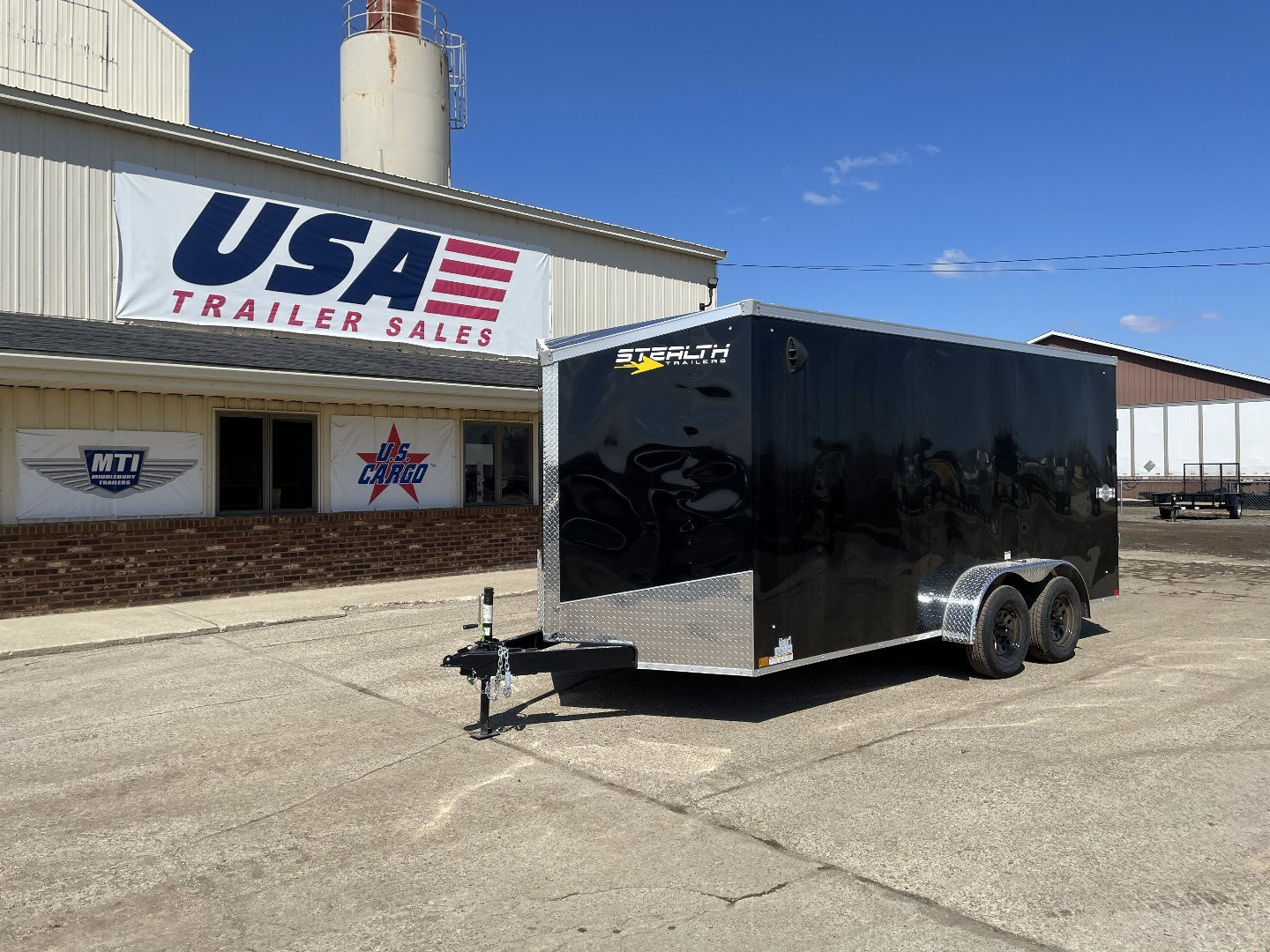 New 2025 Stealth Trailers 7x16 Mustang 7K w/Ramp Door 6'6" Cargo / Enclosed Trailer