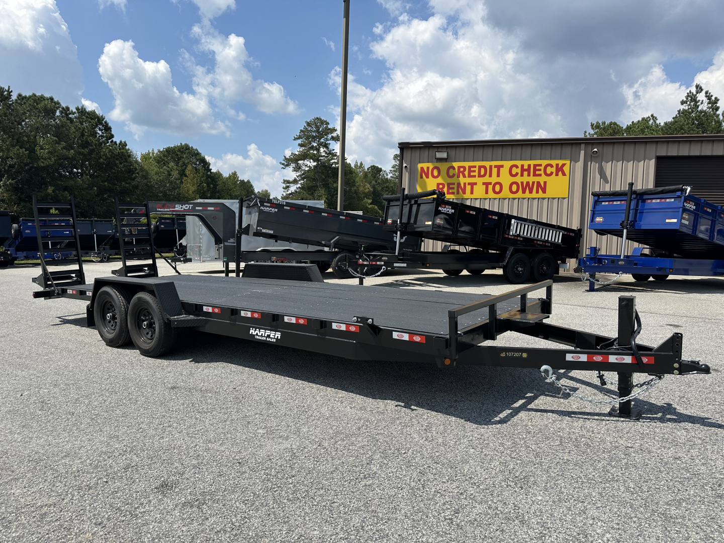 New 2026 COVERED WAGON 7X24 14K EQUIPMENT HAULER WITH COBRA LINED FLOOR ...