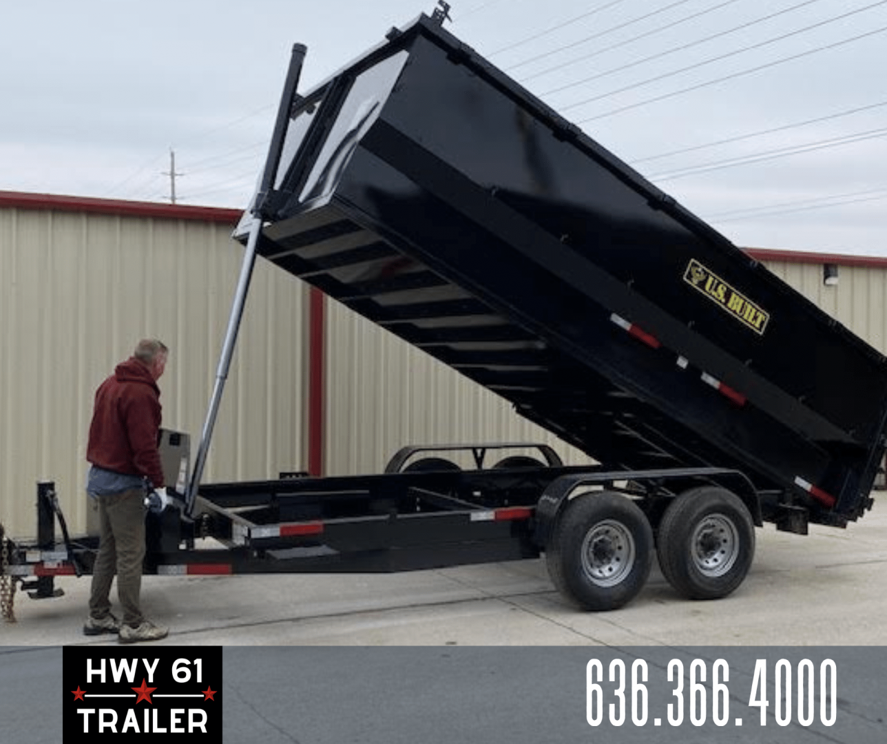 New 2026 Texas Pride/U.S Built 7x16x4 TA 16K Dump Trailer Dump Trailer ...