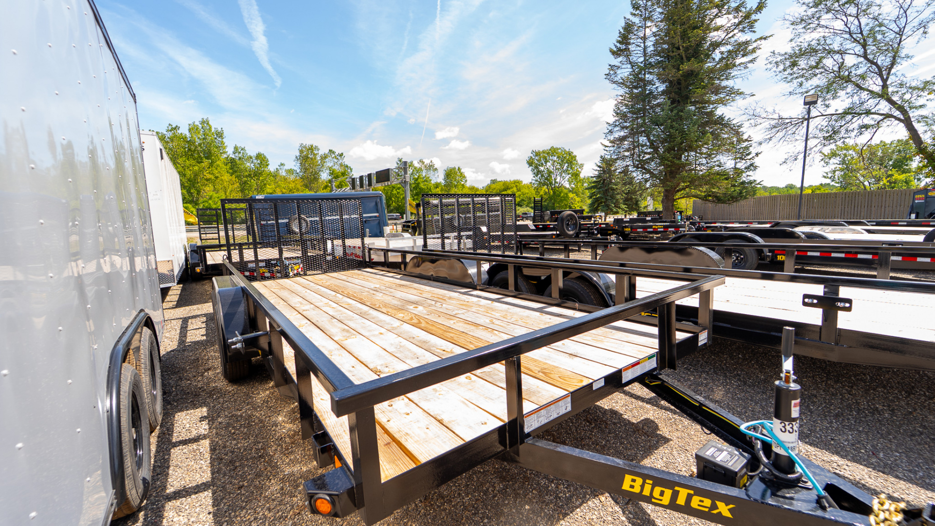 New 2026 Big Tex Trailers 18FT 7K GVWR Landscape Trailer W/ REAR GATE ...