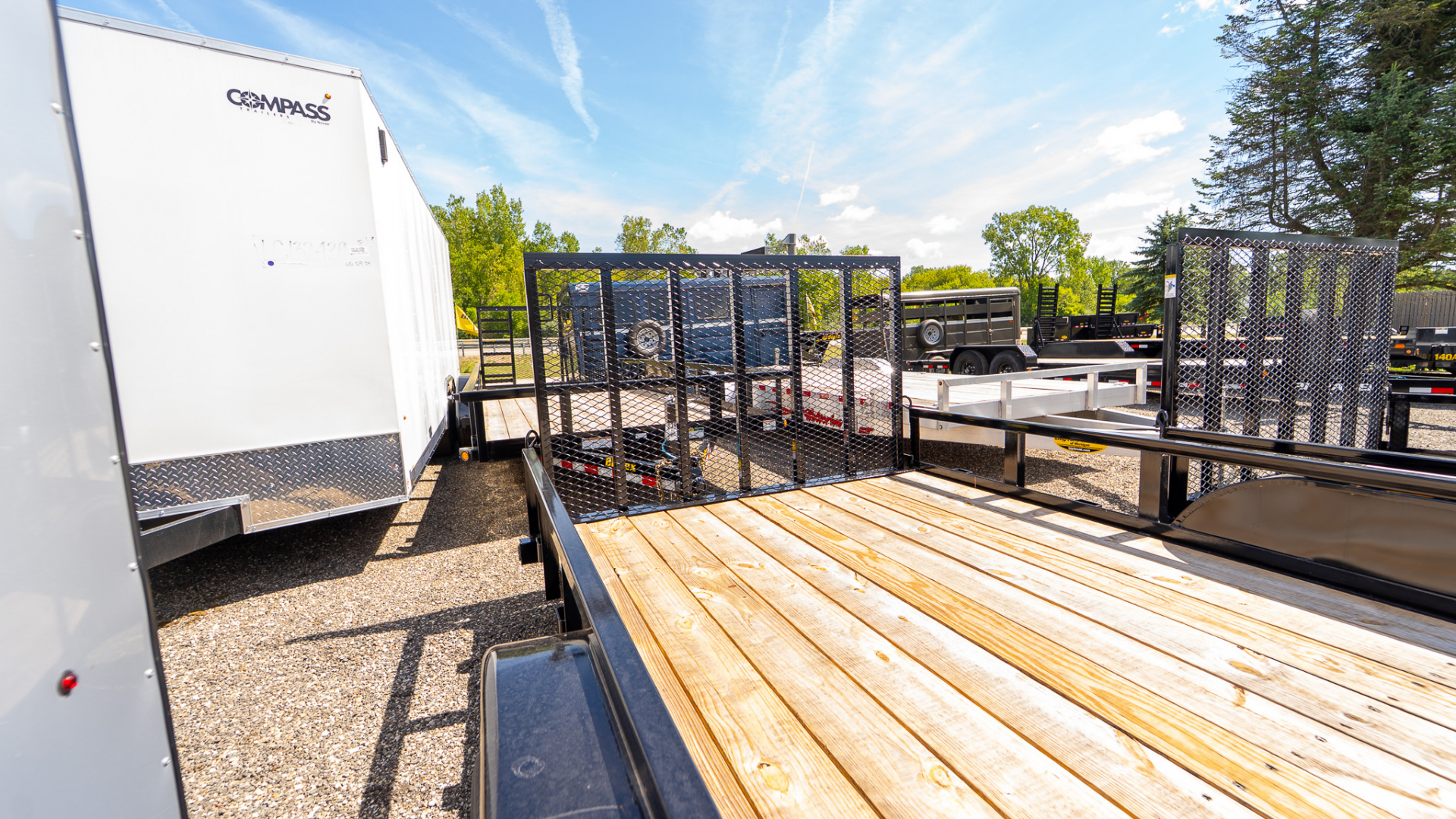 New 2026 Big Tex Trailers 18FT 7K GVWR Landscape Trailer W/ REAR GATE ...