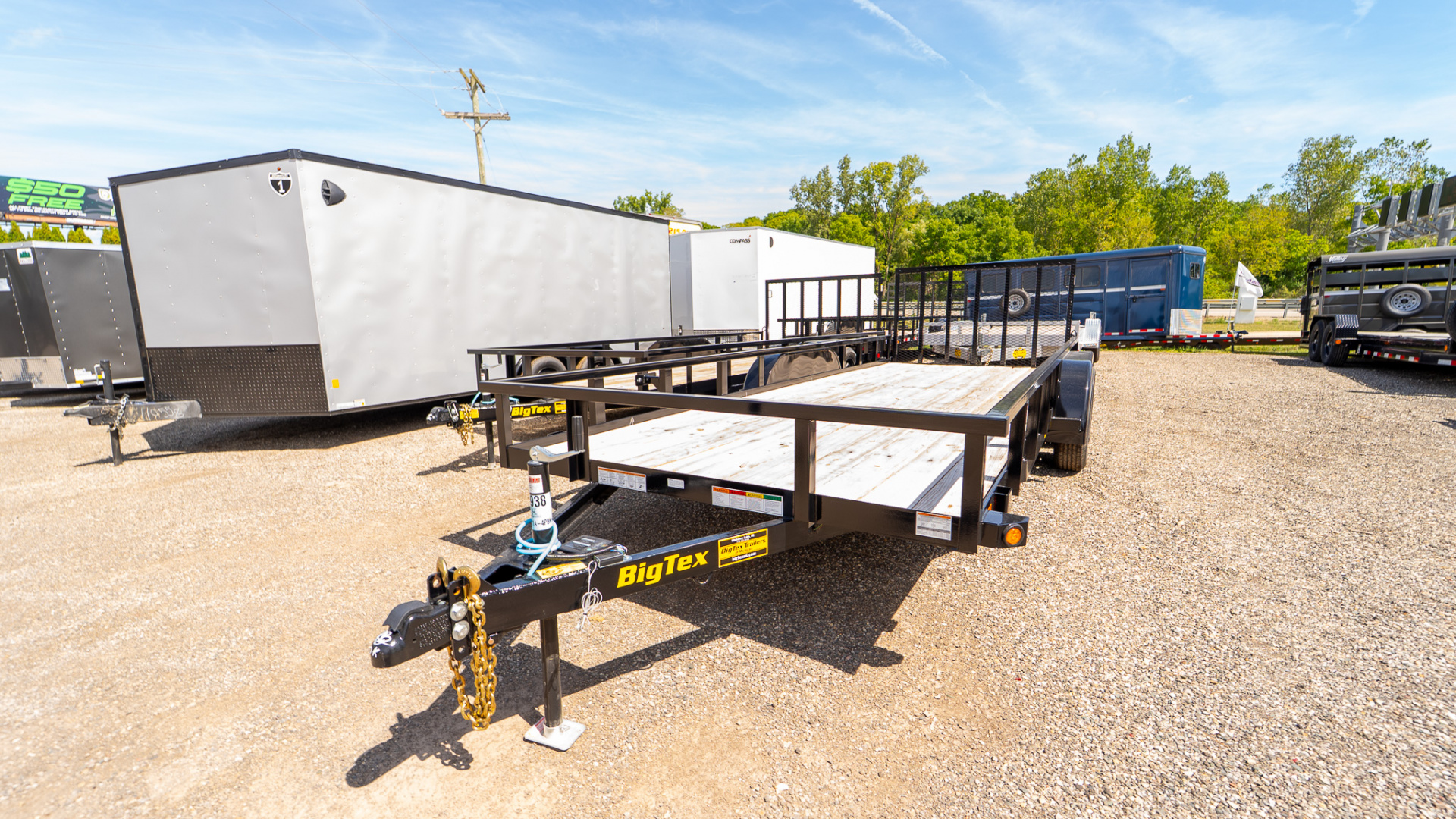 New 2026 Big Tex Trailers 20FT 7K GVWR Landscape Trailer W/ REAR GATE ...