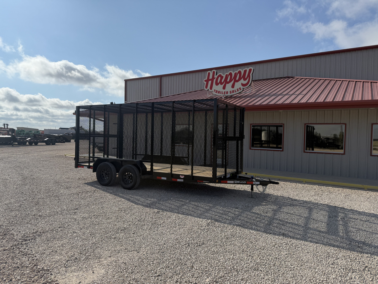 New 2026 Delco 77"x16' Tandem Axle Trash Trailer- A5