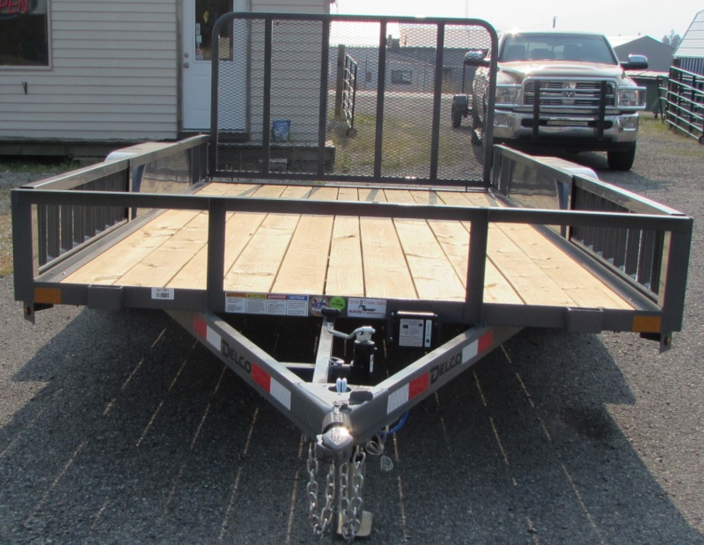 New 2026 Delco Trailers U614U32CS4E 83x14 Utility Trailer