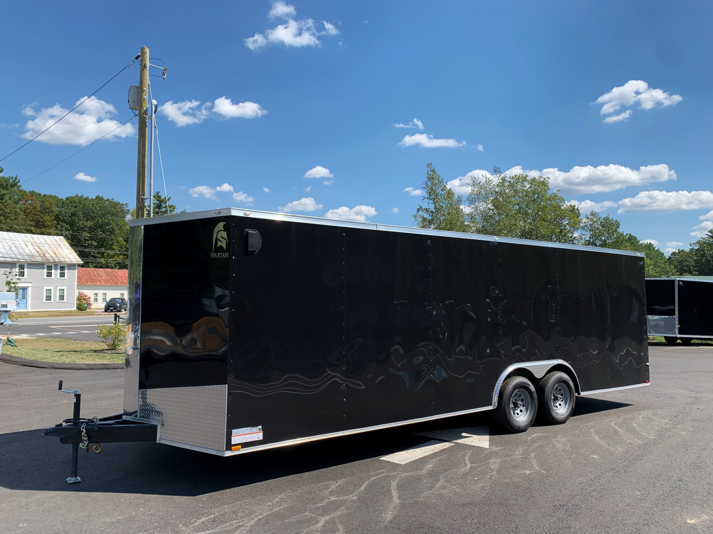 New 2025 SPARTAN 8.5X24 + 2ft V nose/ 6'6 Int Height /.030 Exterior/ Triple tube tongue ...