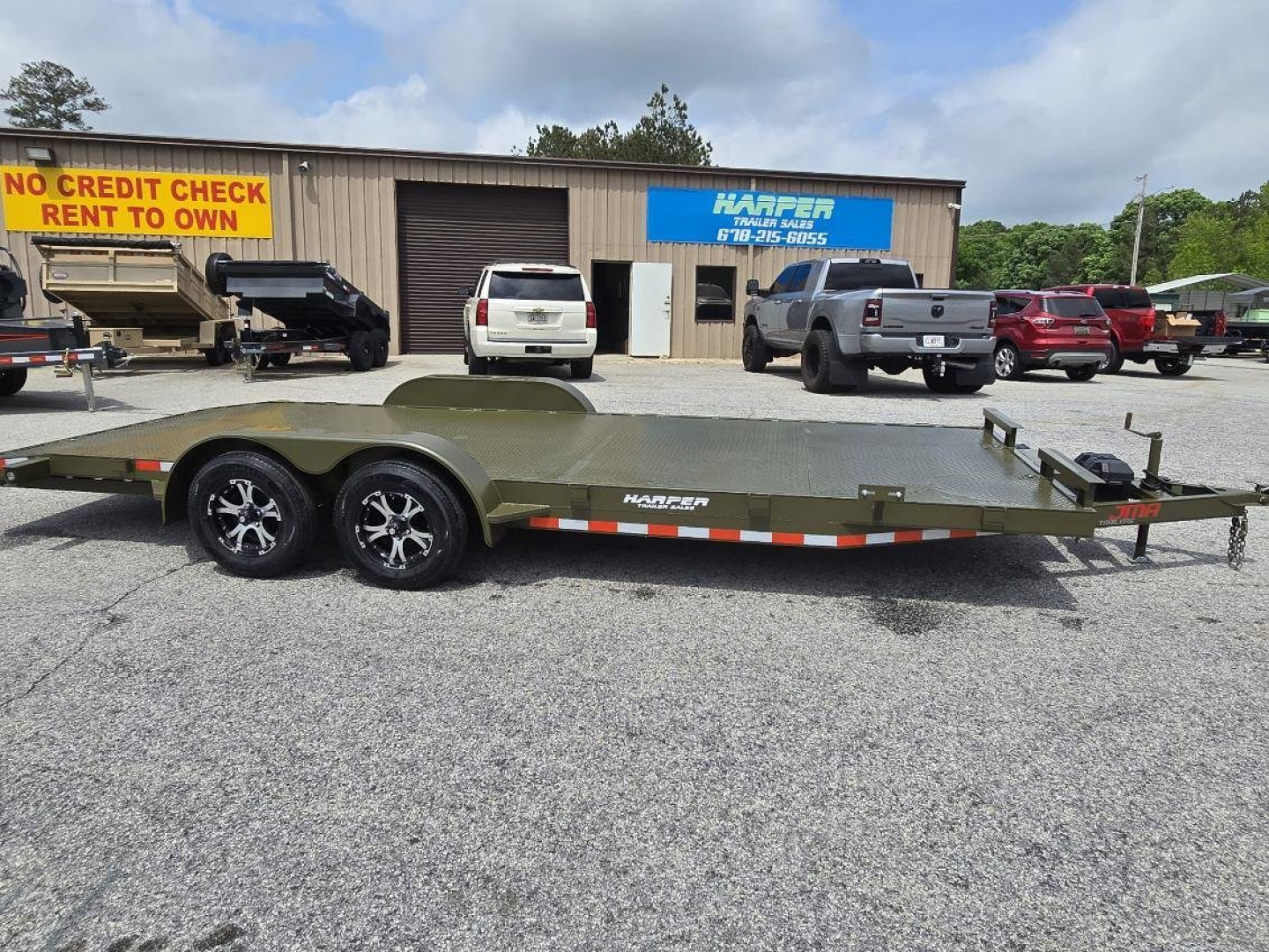 New 2025 7K 82X20 DELUXE STEEL FLOOR CAR HAULER WITH MAG WHEELS for ...
