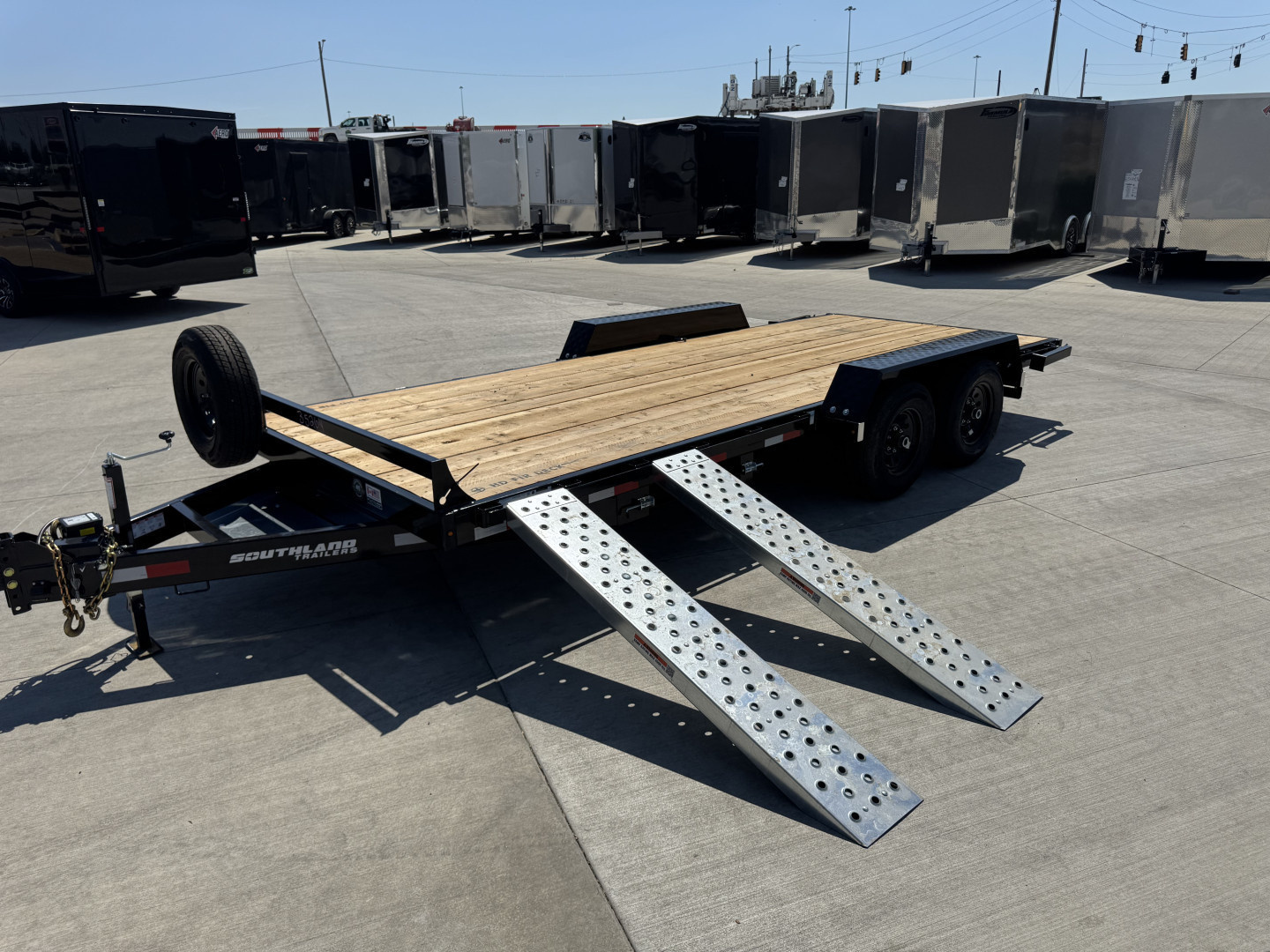New New 2026 Southland 20’ Flatbed 2-5200lb axles = 10K Trailer with ...
