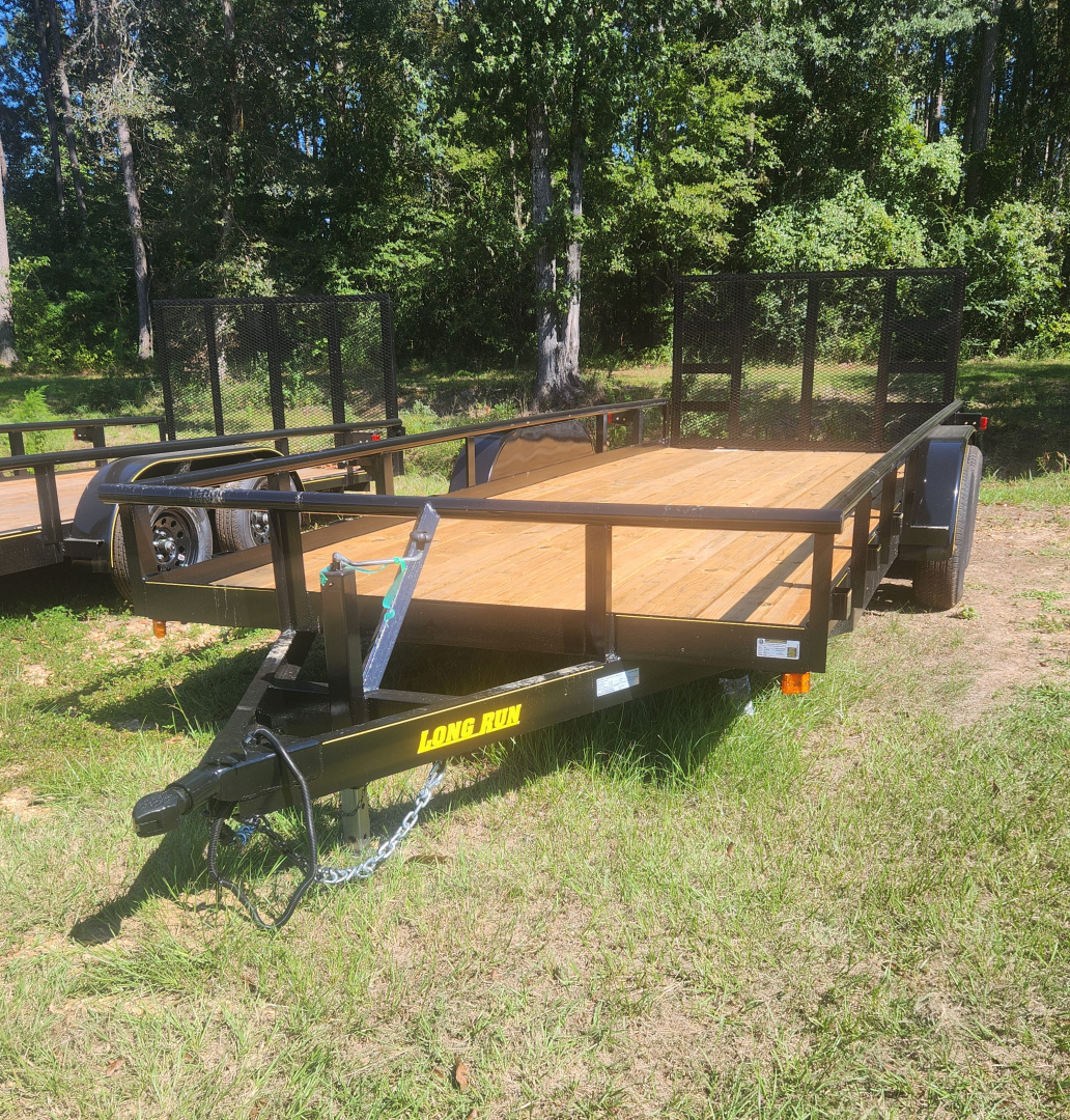 New 2025 Long Run Trailers 82"x20' 10k,Pipe, 4' Gate Utility Trailer ...