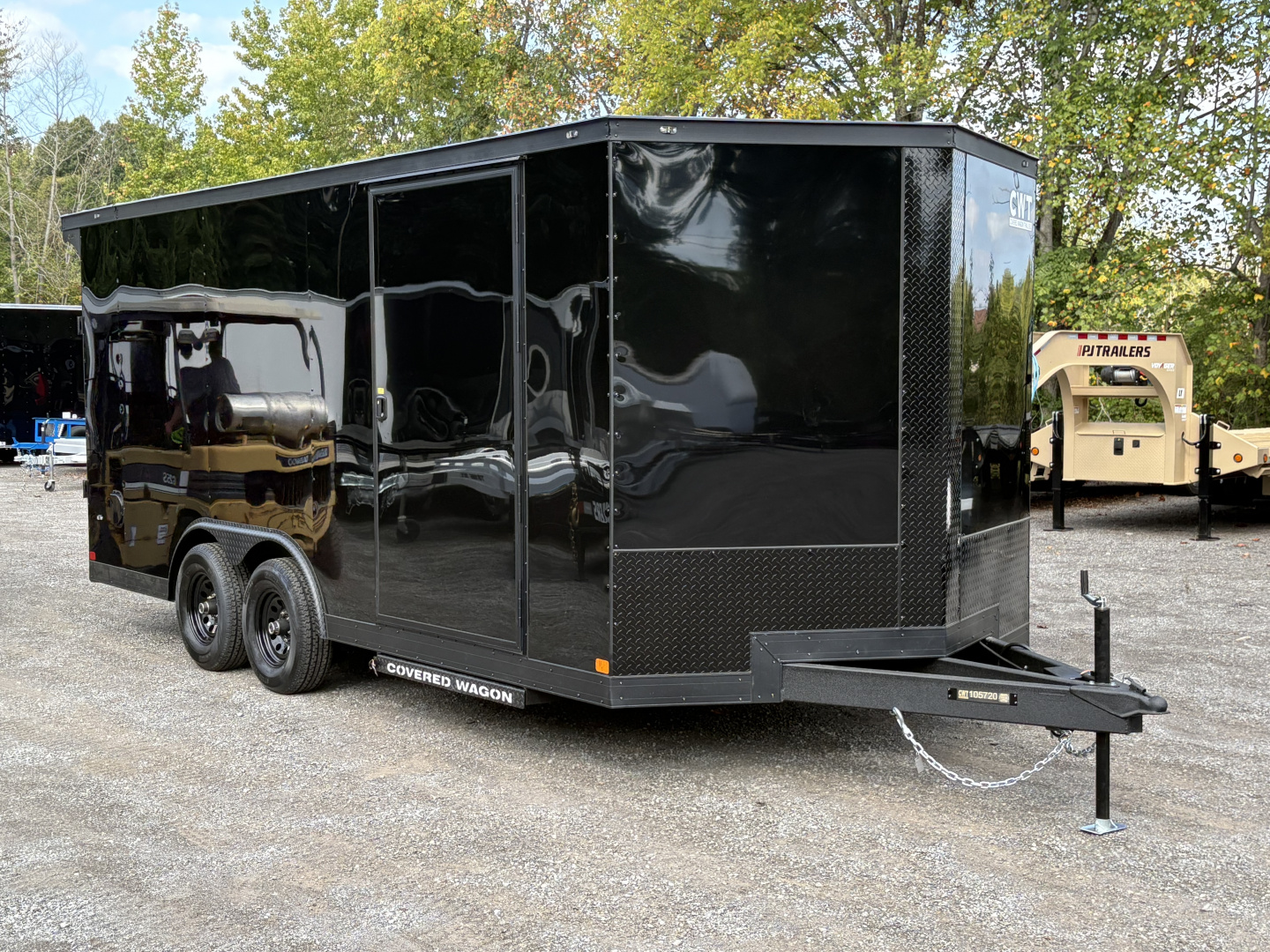 New 2026 Covered Wagon Trailers 8.5' x 18' x 7' - 10K Black Gold Mine ...