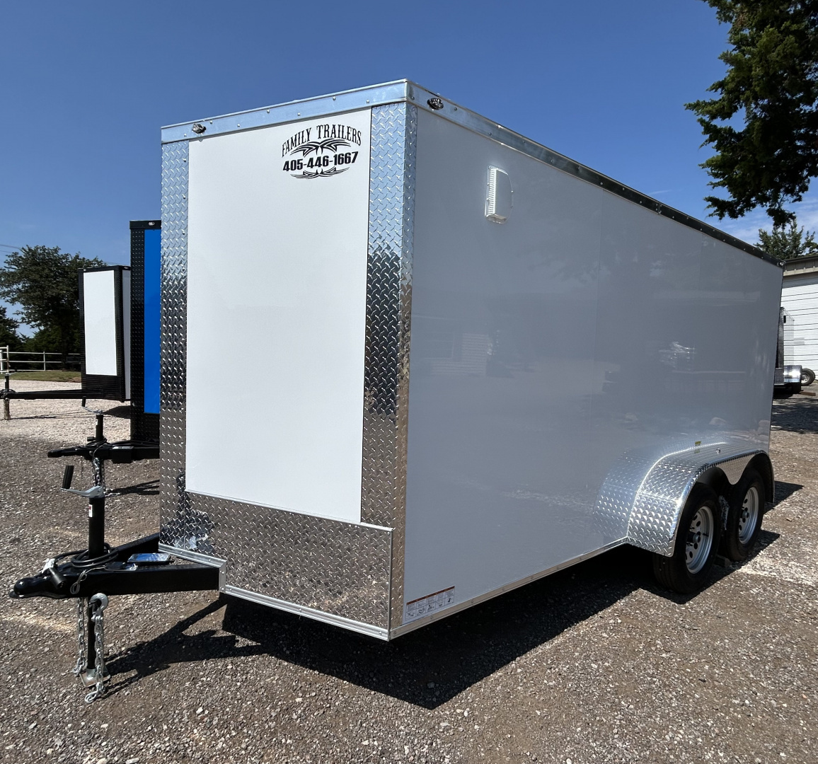 New 2025 Family Trailer 7x14 Tandem Axles Cargo / Enclosed Trailer ...