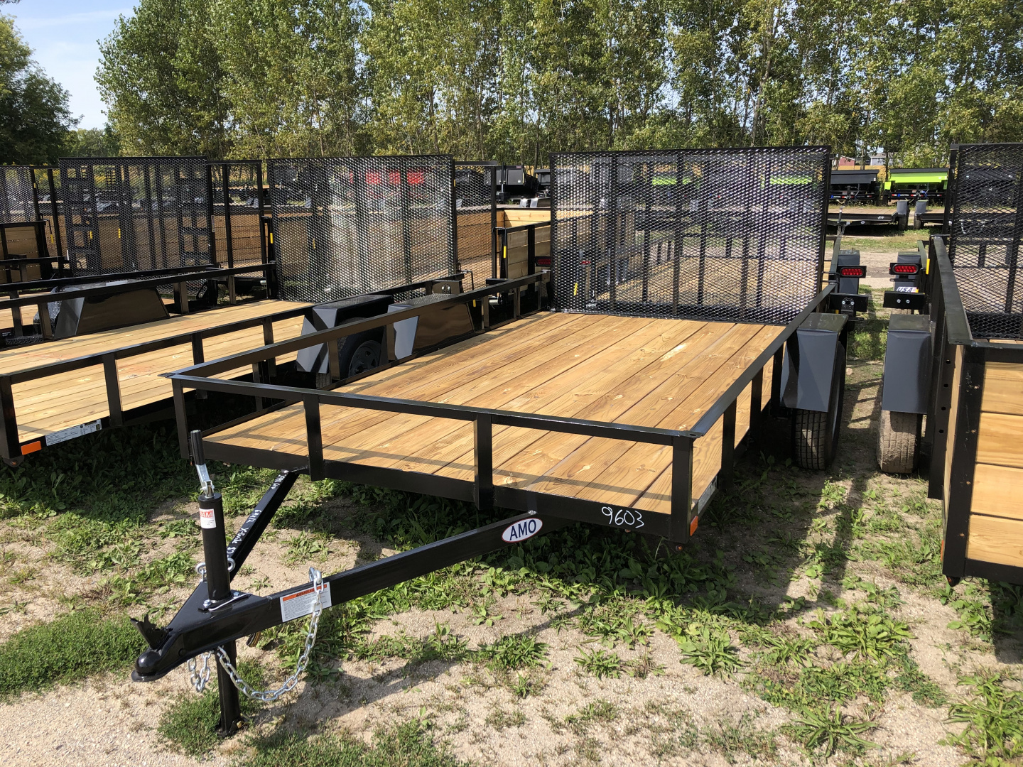 New 2026 AMO 82X12 Landscape Trailer for sale in Lake Odessa, MI
