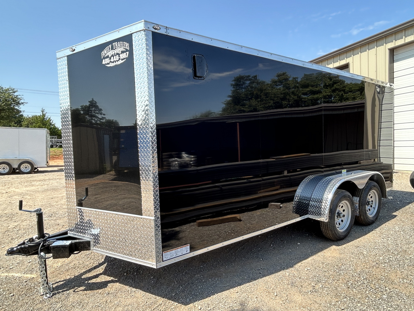 New 2025 Family Trailer 7x16 Tandem Axles Cargo / Enclosed Trailer for ...