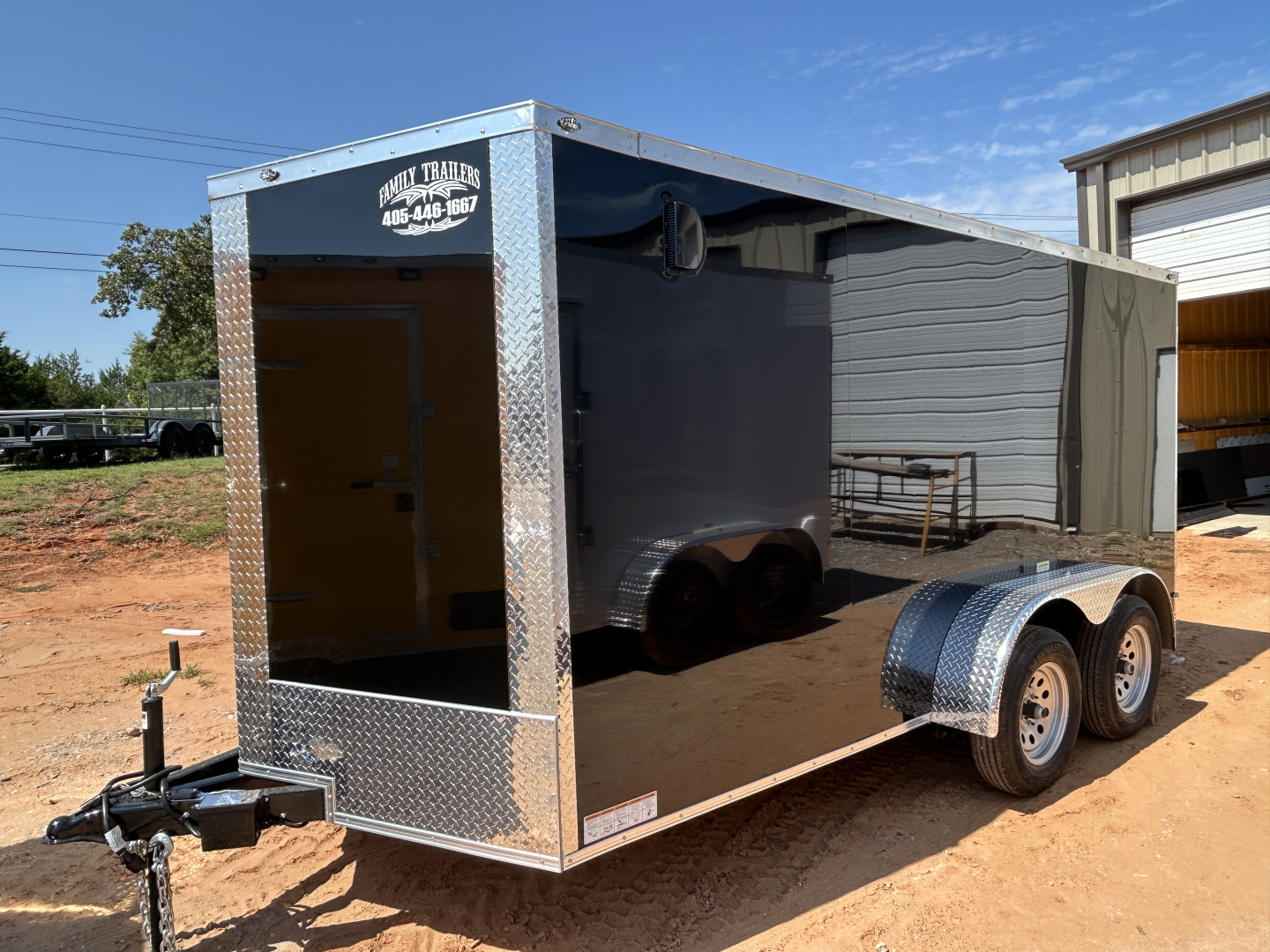New 2025 Family Trailer 7x14 Tandem Axles Cargo / Enclosed Trailer ...
