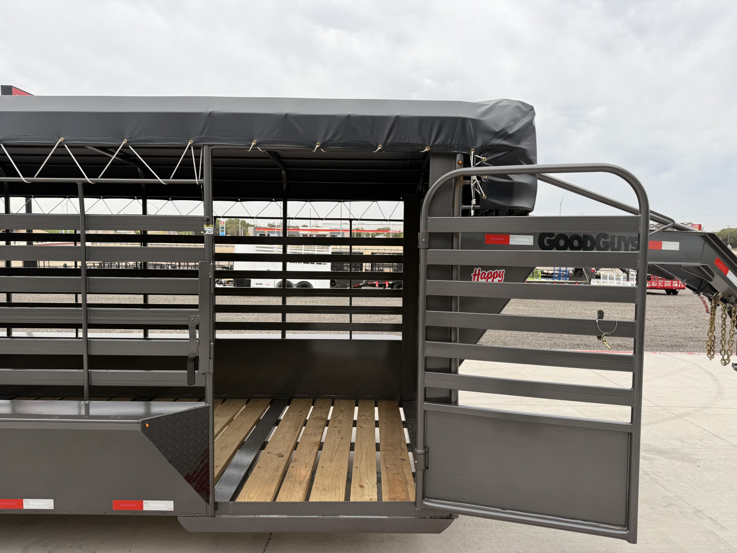 New 2026 Good Guys 6'8"x24' GN Bar Top Livestock Trailer - BTL for sale ...