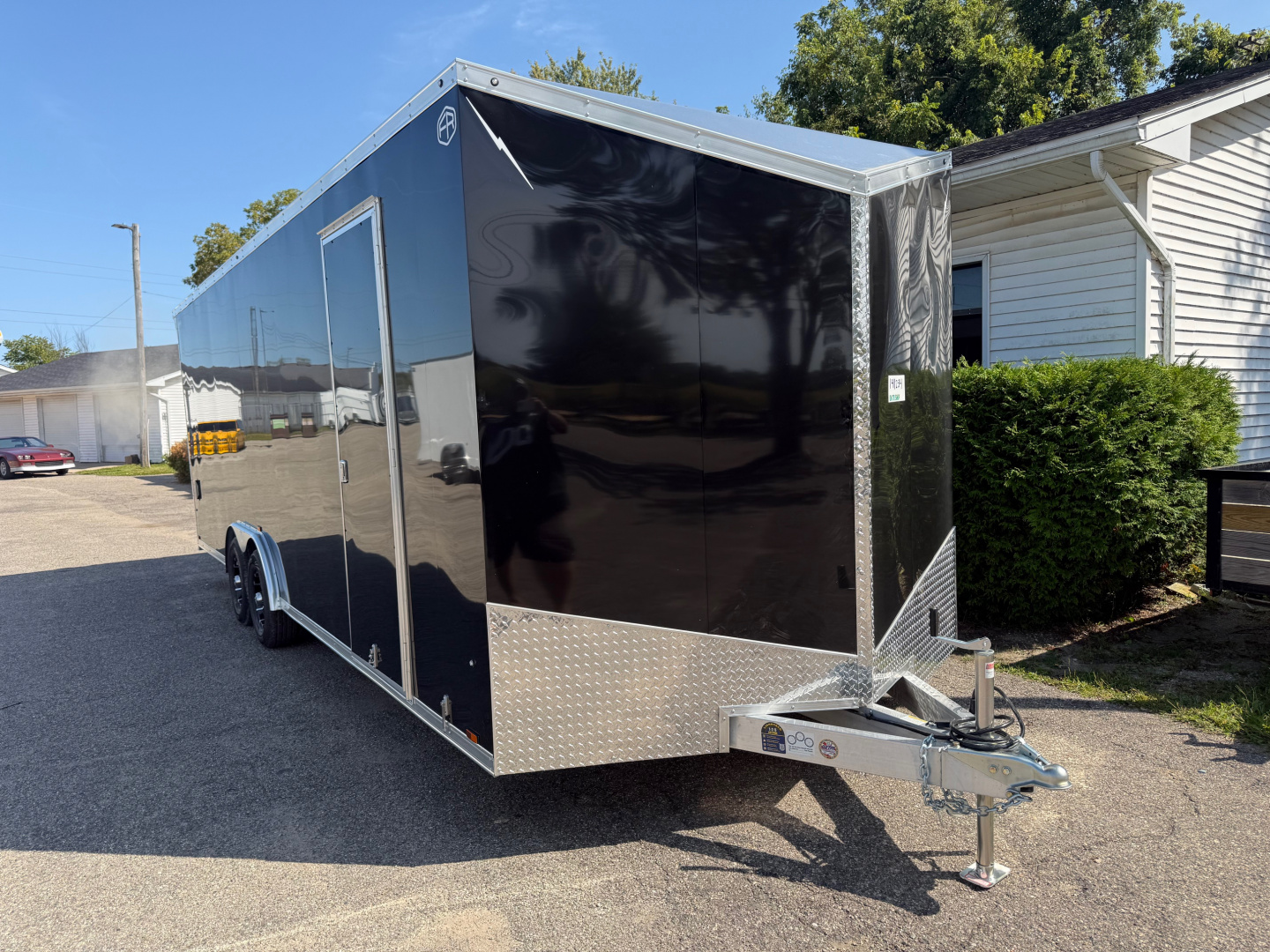 New 2026 Lightning 8.5 x 24 Enclosed All Aluminum Car Hauler with Ramp ...