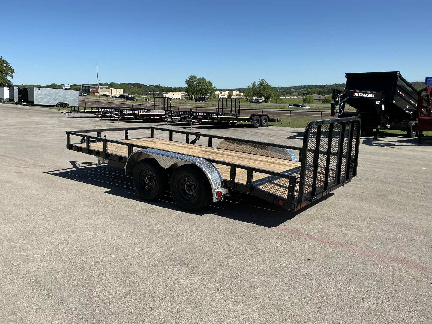 New 2026 PJ 83"x16' Tandem Axle Utility Trailer - UL for sale in Willow ...