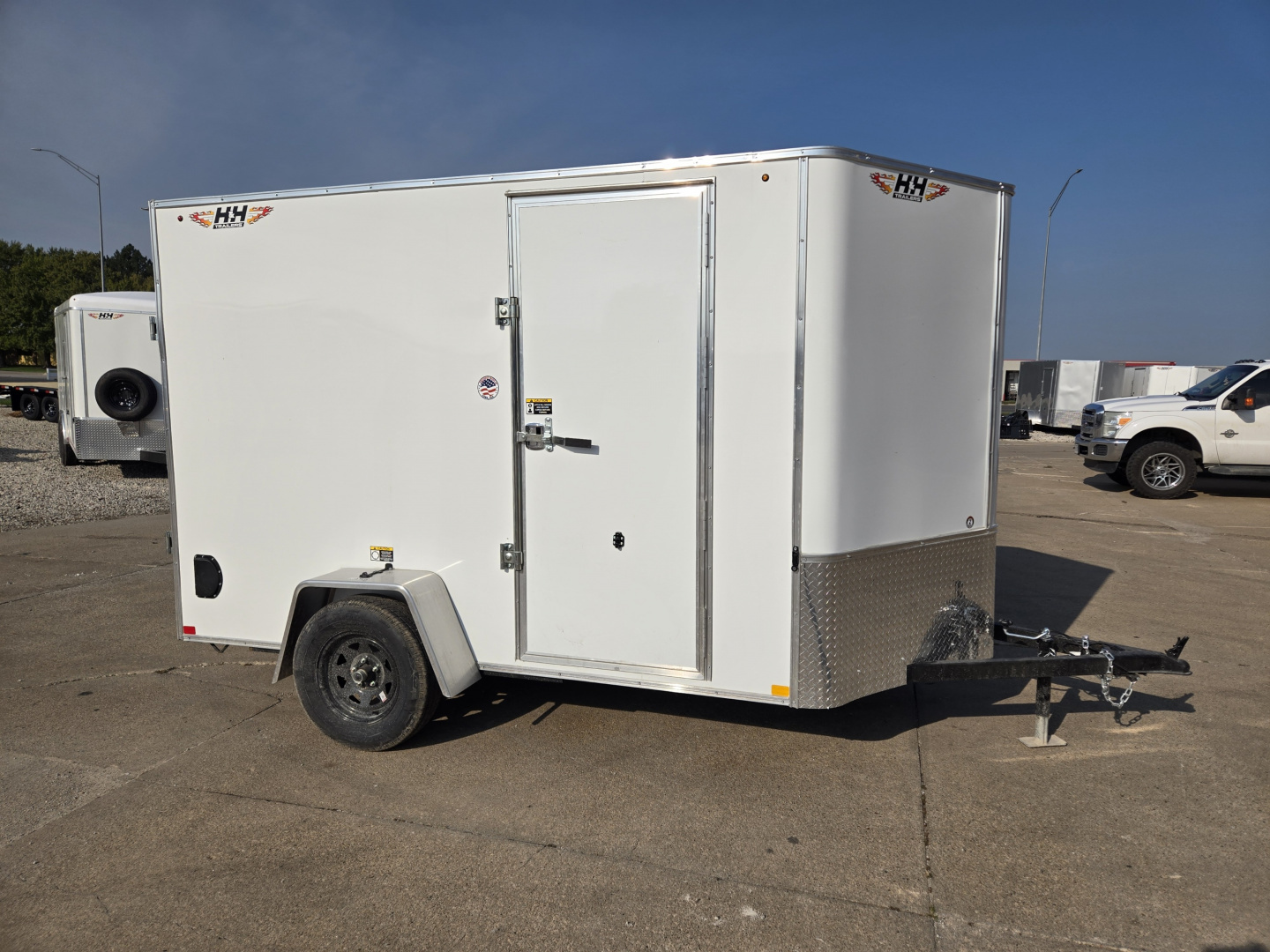 New 2026 H&H Trailers 6x10 HH Series Flat Top V-Nose 3.5K Cargo ...