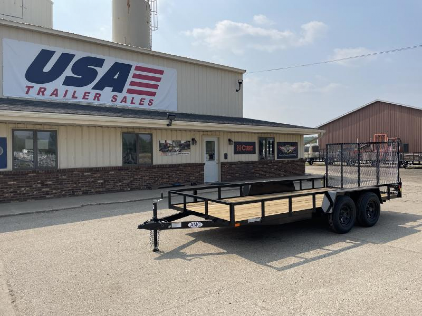 New 2026 AMO 82x16 Tandem Axle 7k Landscape Trailer for sale in Wayland, MI