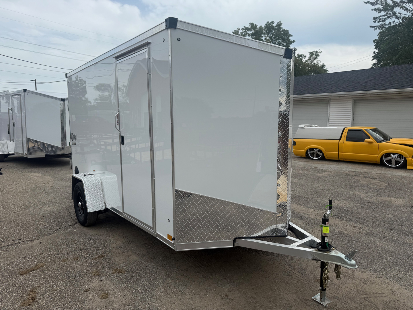 New 2025 6 x 12 Aluminum Enclosed Cobra with 6ft 6in interior Ramp with ...