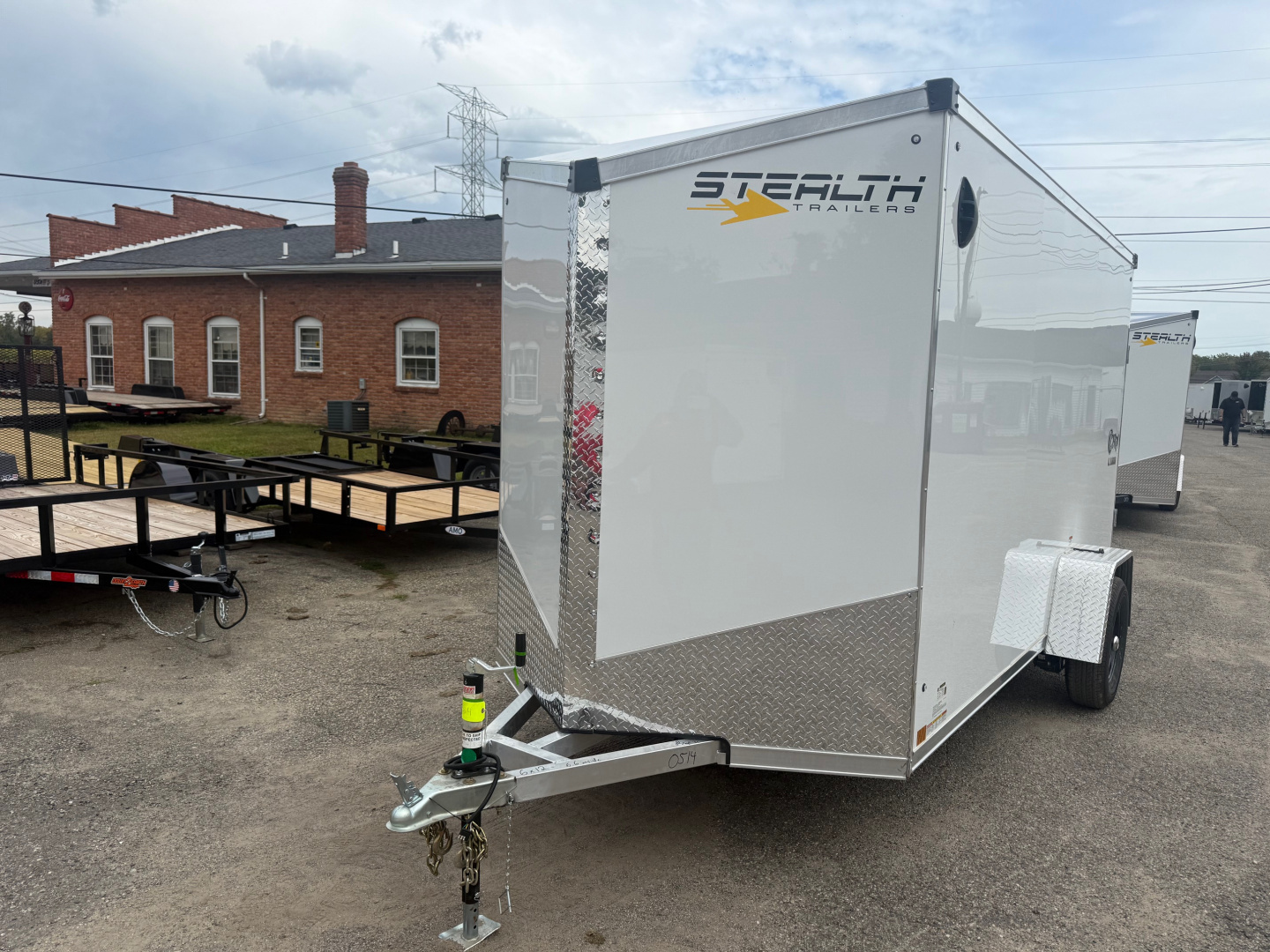 New 2025 6 x 12 Aluminum Enclosed Cobra with 6ft 6in interior Ramp with ...