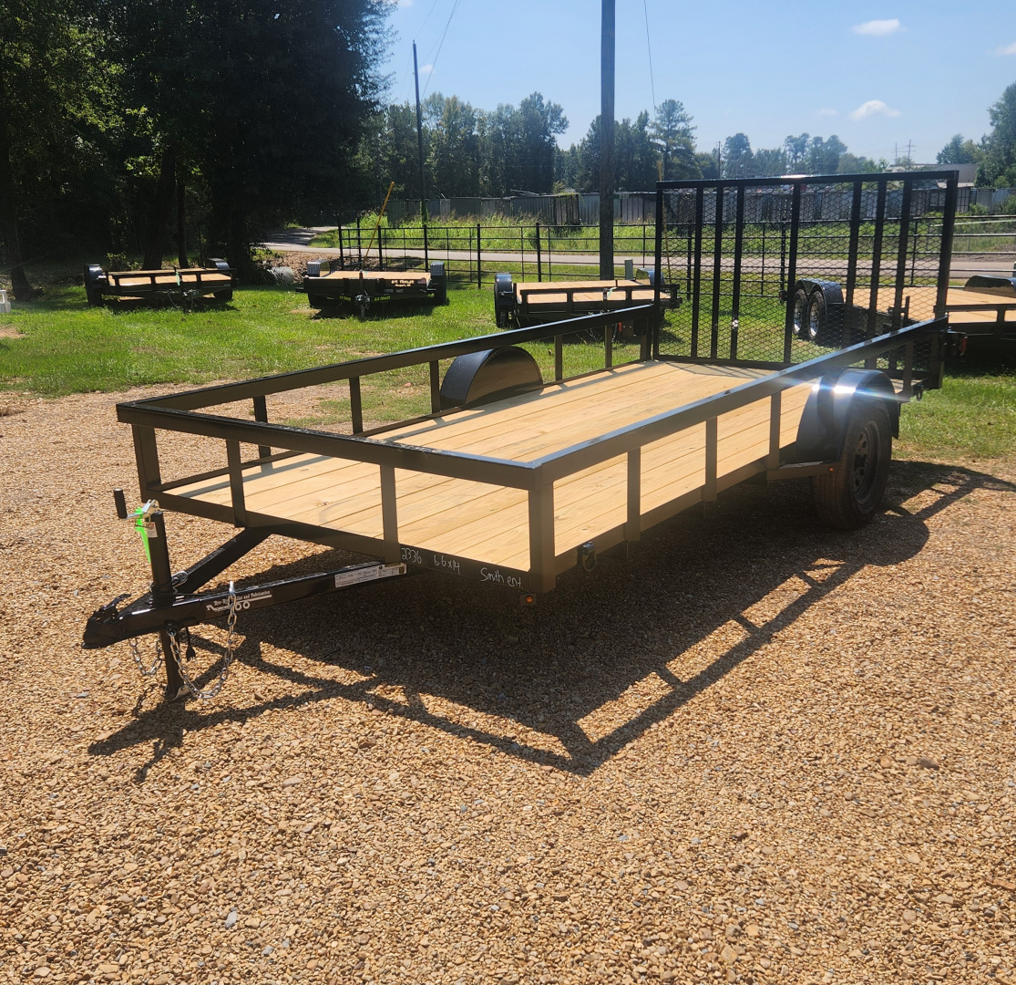 New 2026 Bye-Rite Trailers 6'6"x14', Signal-Axel, 2x2 Tube-Top Utility ...