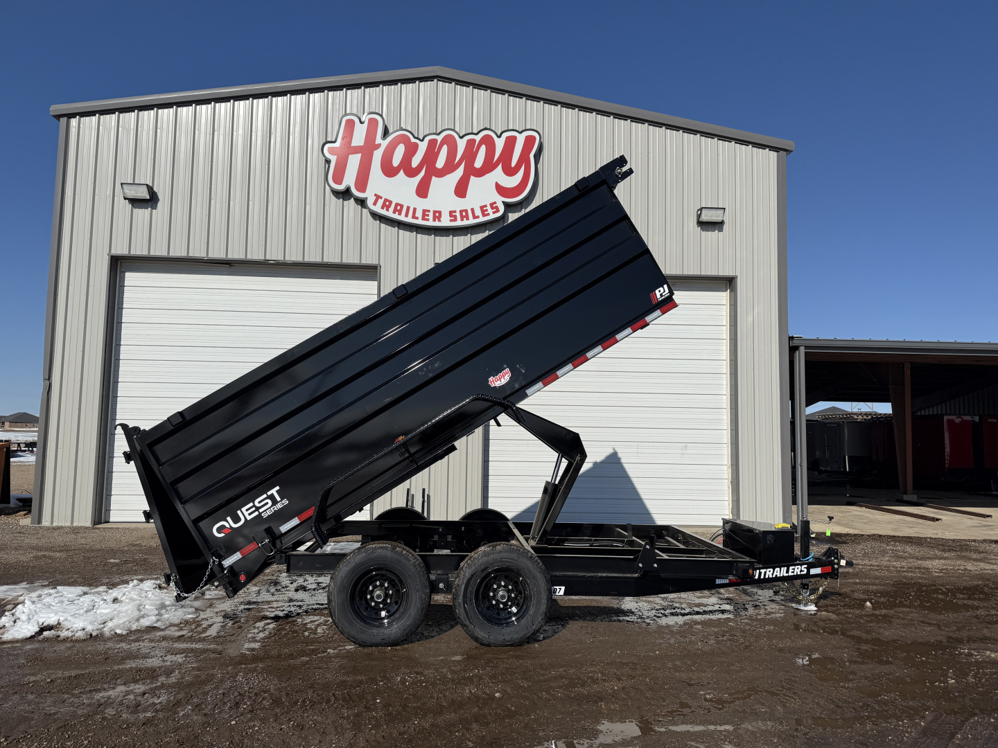 New 2026 PJ 83"x14' BP Tandem Axle Dump w/ 48" Sides – D7